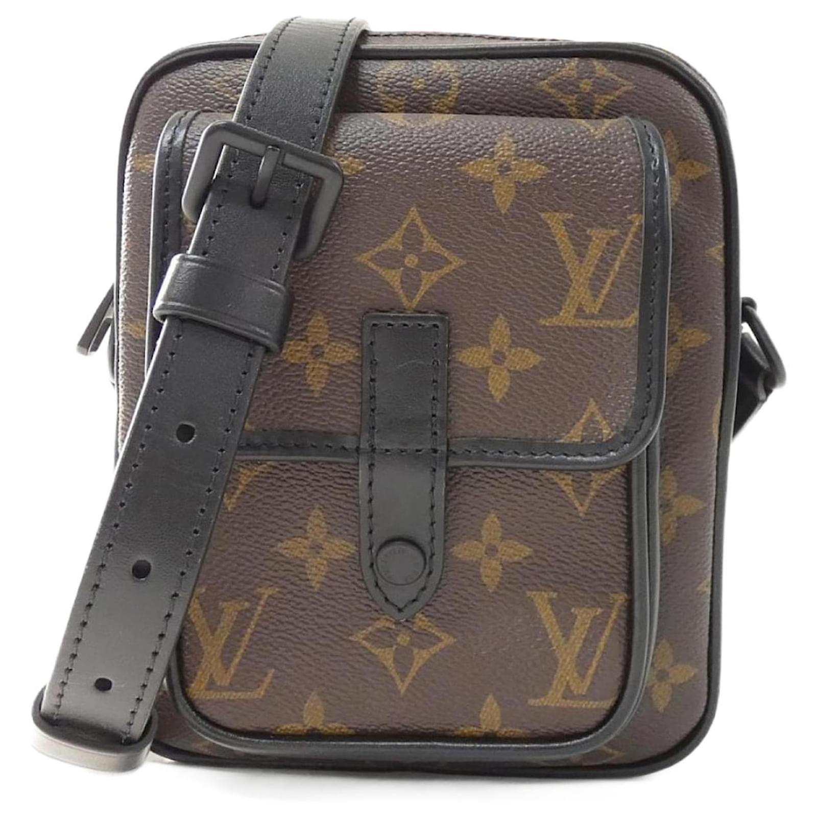 Louis Vuitton Monogram Macassar Christopher Wearable Wallet Shoulder ...