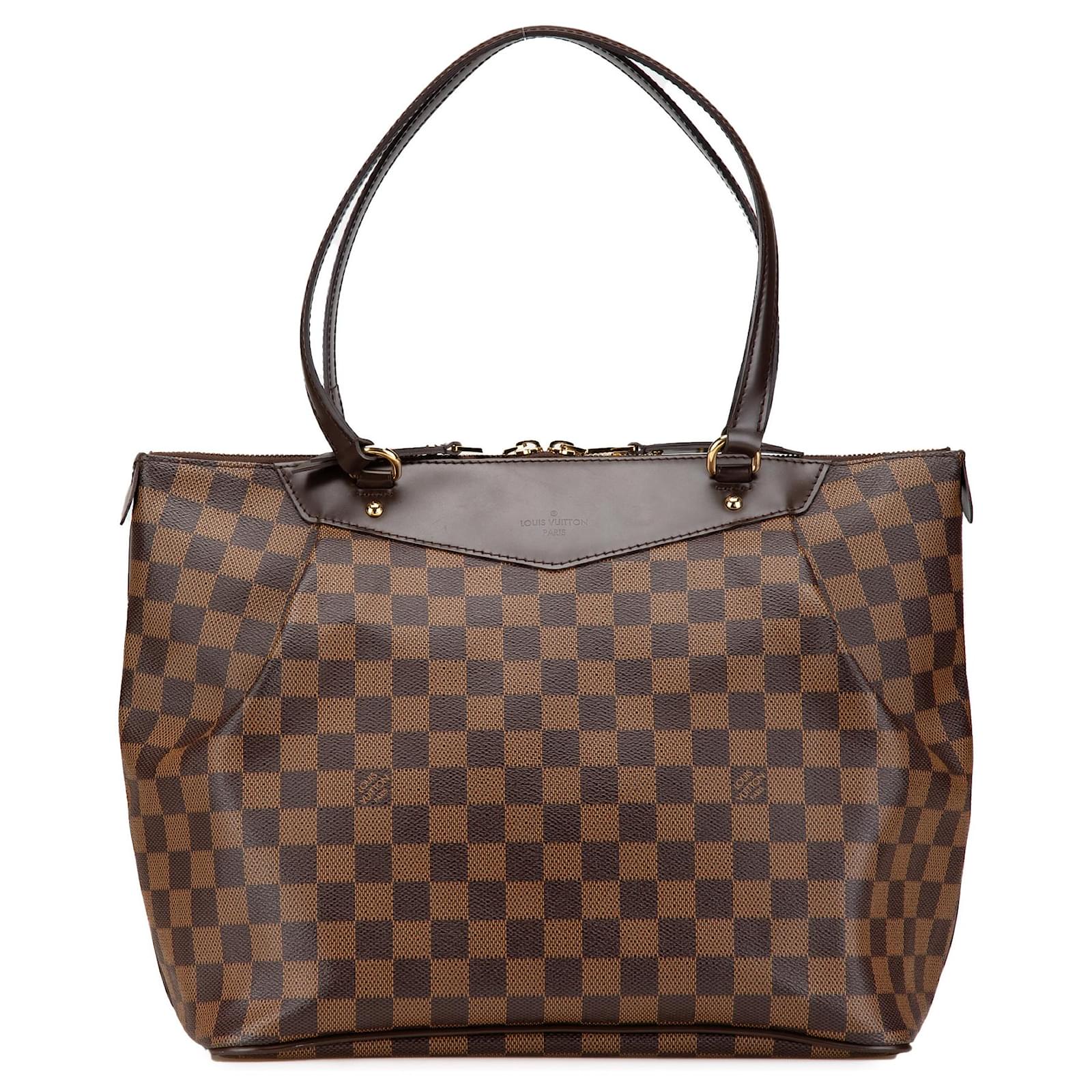 Louis Vuitton Brown Damier Ebene Westminster GM Leather Cloth Pony ...