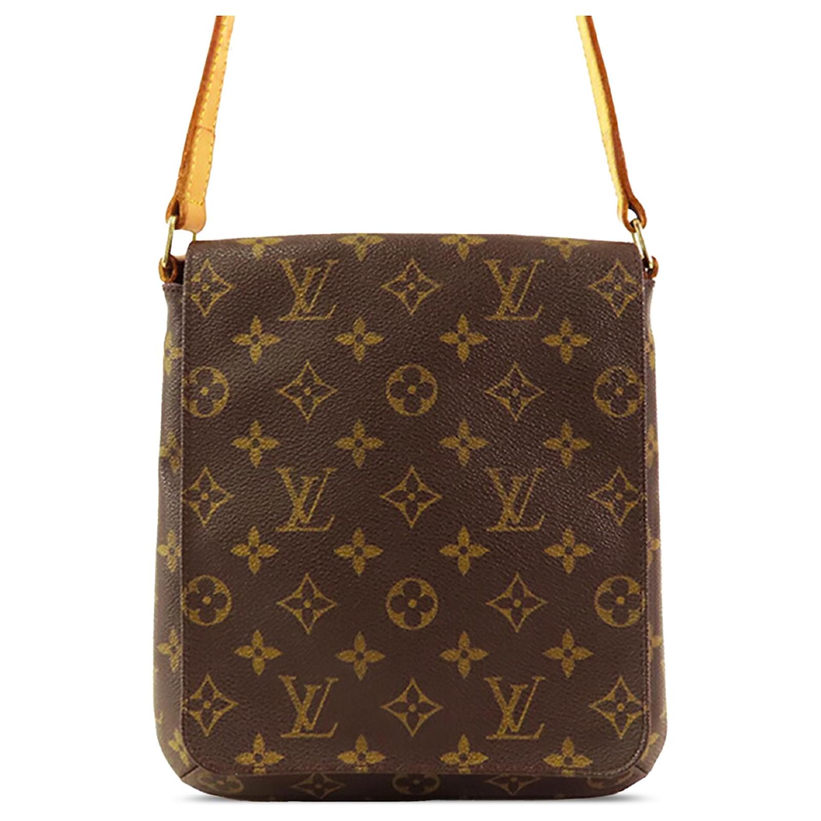 Louis Vuitton Brown Monogram Musette Salsa Short Strap Cloth ref.1996383 - Joli Closet