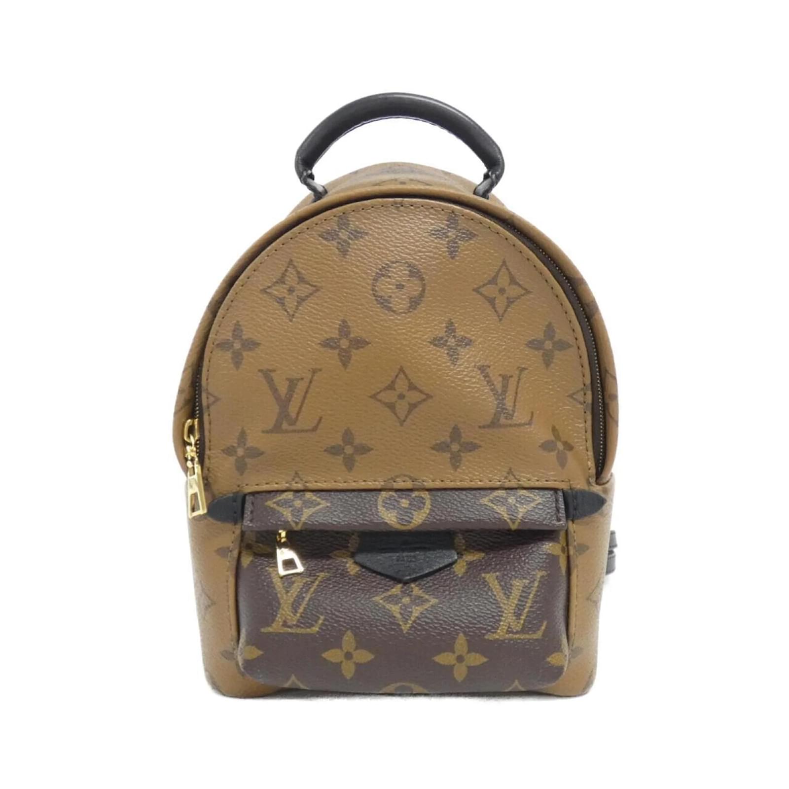 Louis Vuitton Monogram Reverse Palm Springs Backpack MINI Brown Cloth ref.1996541 - Joli Closet