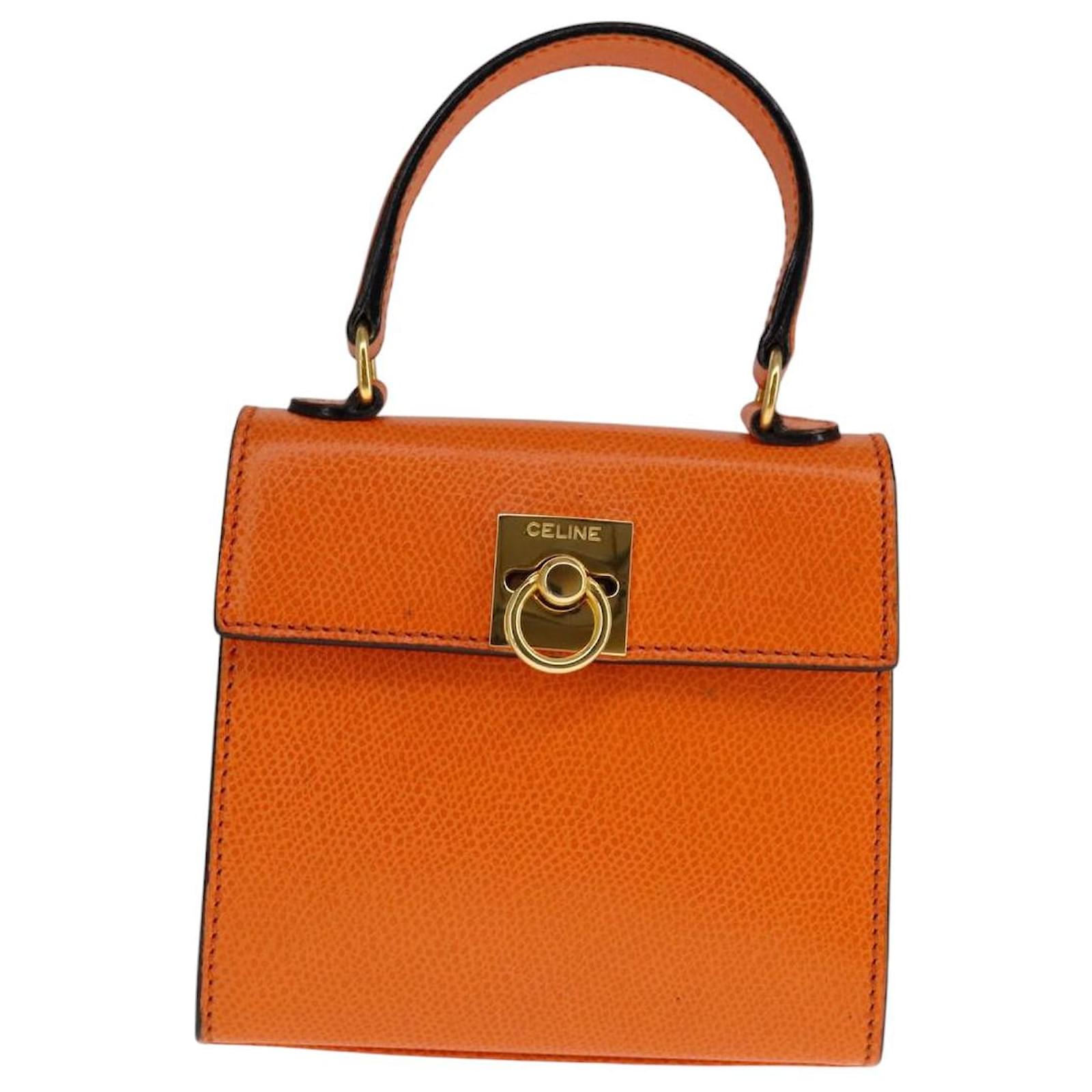 Céline Kelly Orange Leather ref.1997519 - Joli Closet
