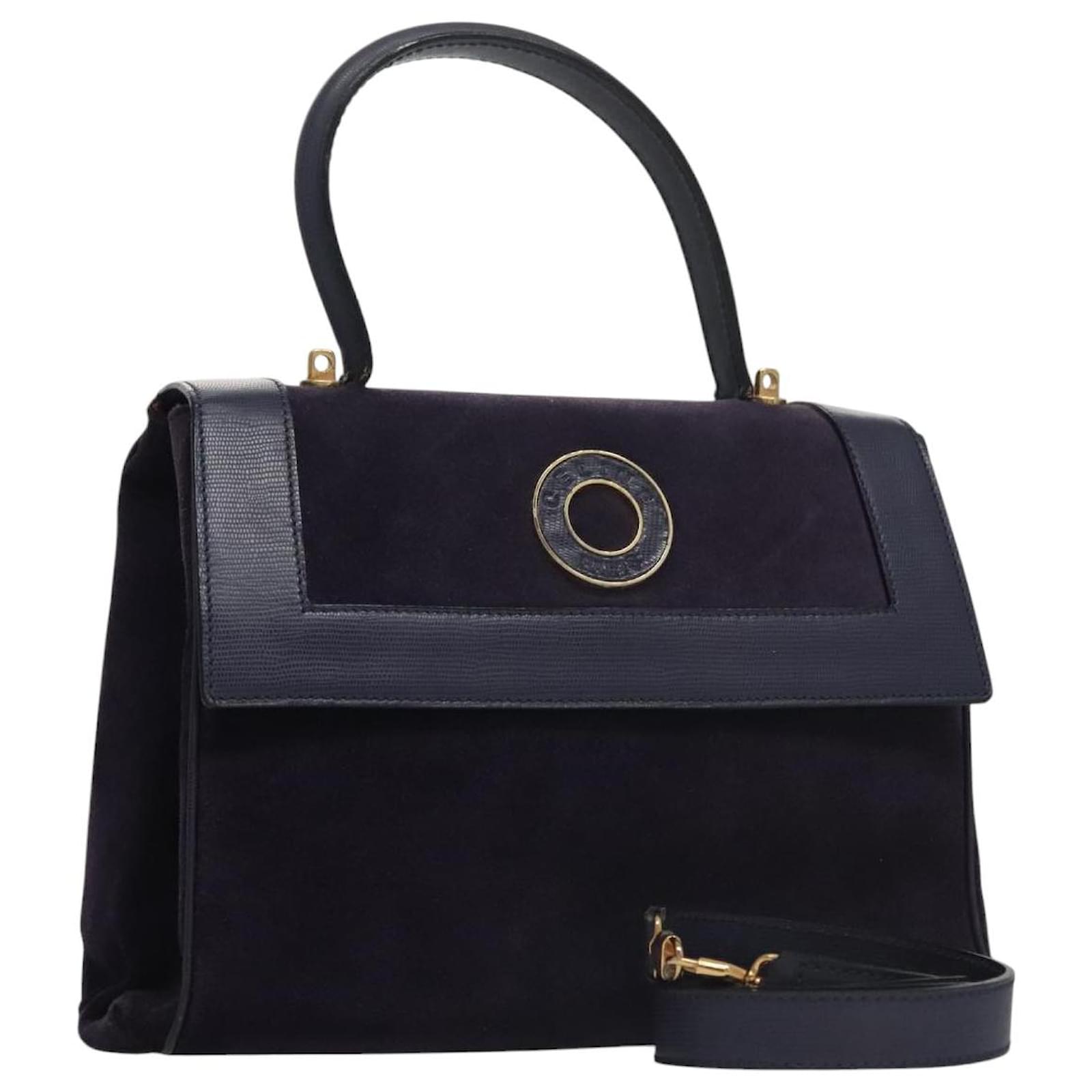Céline Logo du cercle Purple Suede ref.1997824 - Joli Closet
