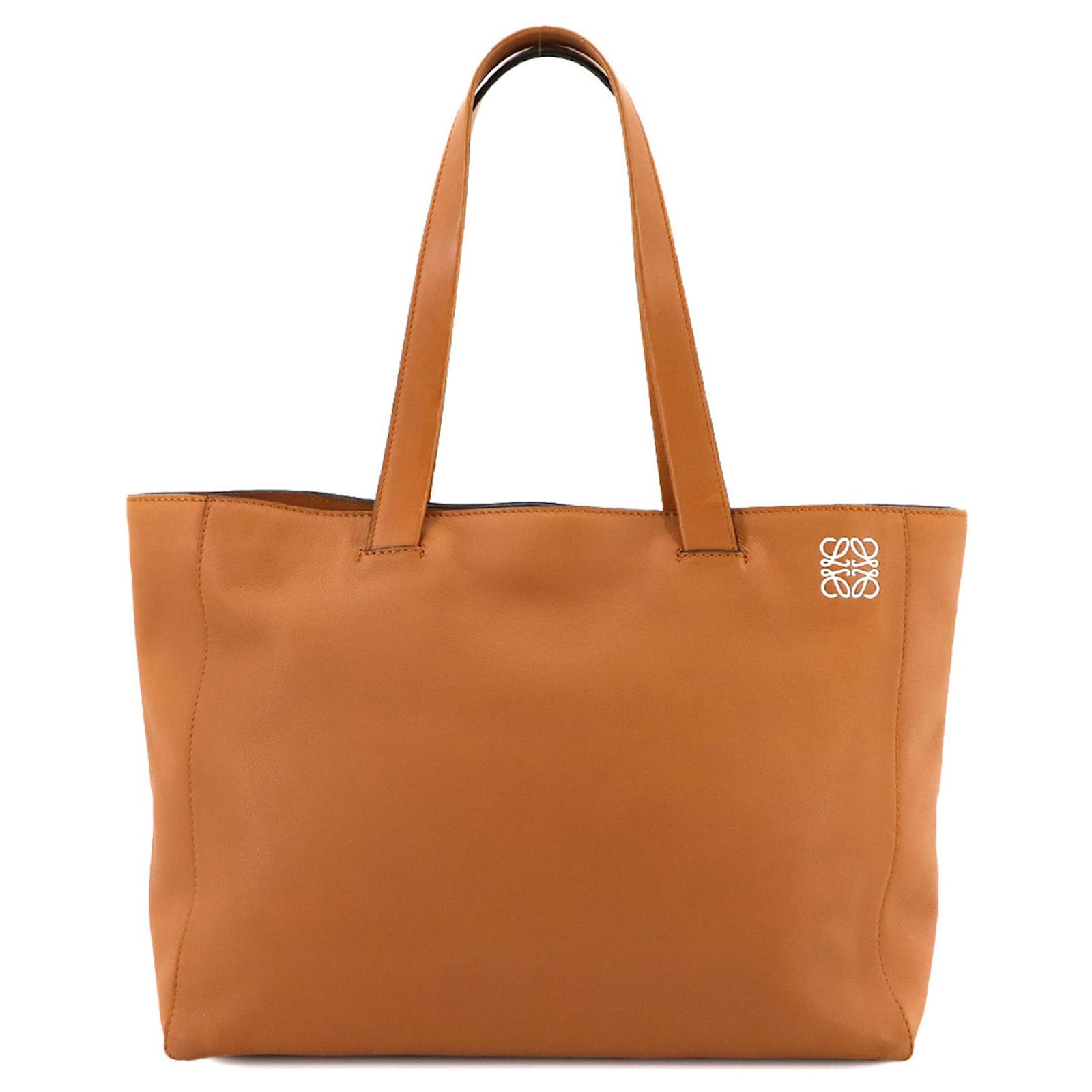 Loewe East West Shopper Bag Brown Leather ref.1997872 - Joli Closet