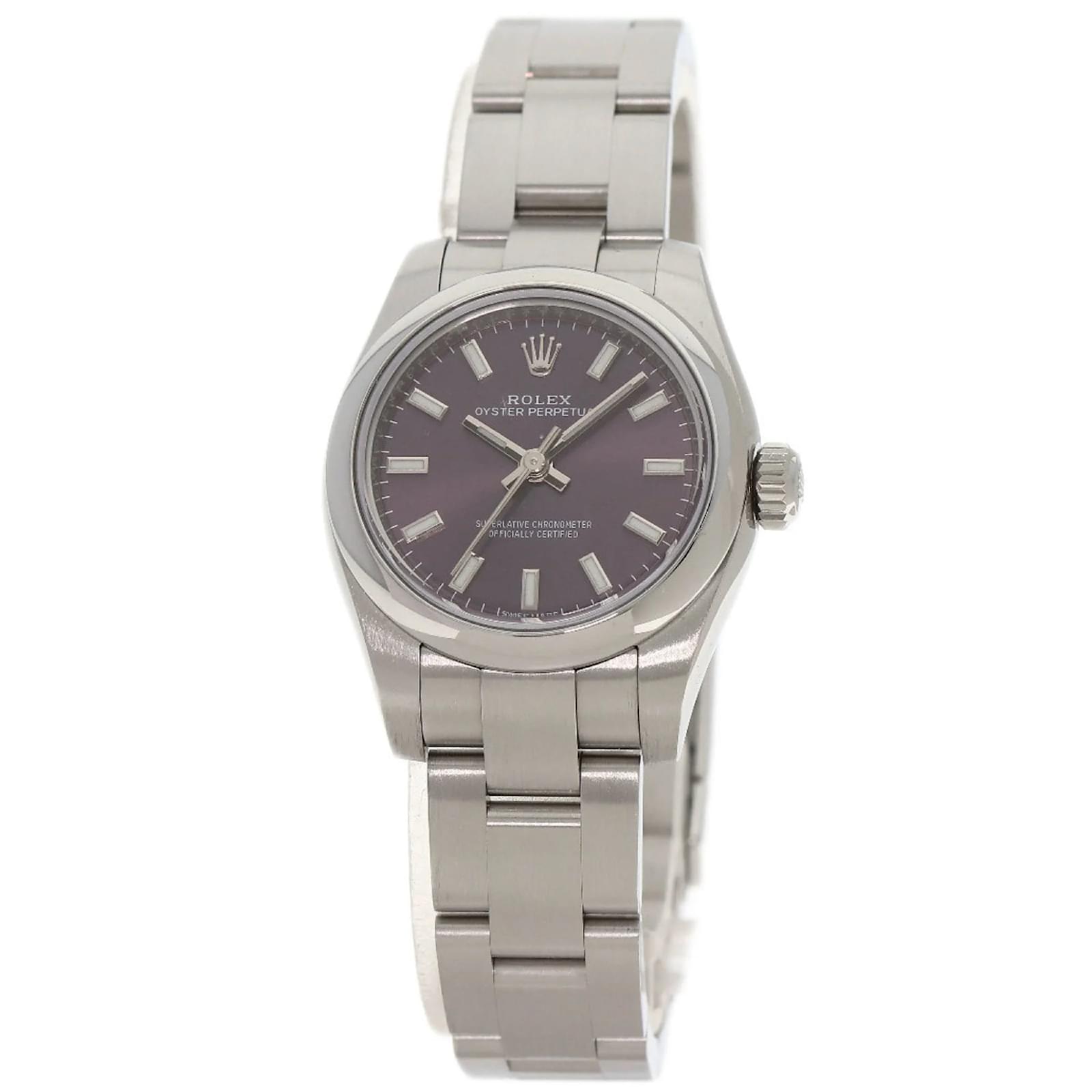 Rolex 176200 Oyster Perpetual 26 Red Grape Watch ref.1998995 - Joli Closet