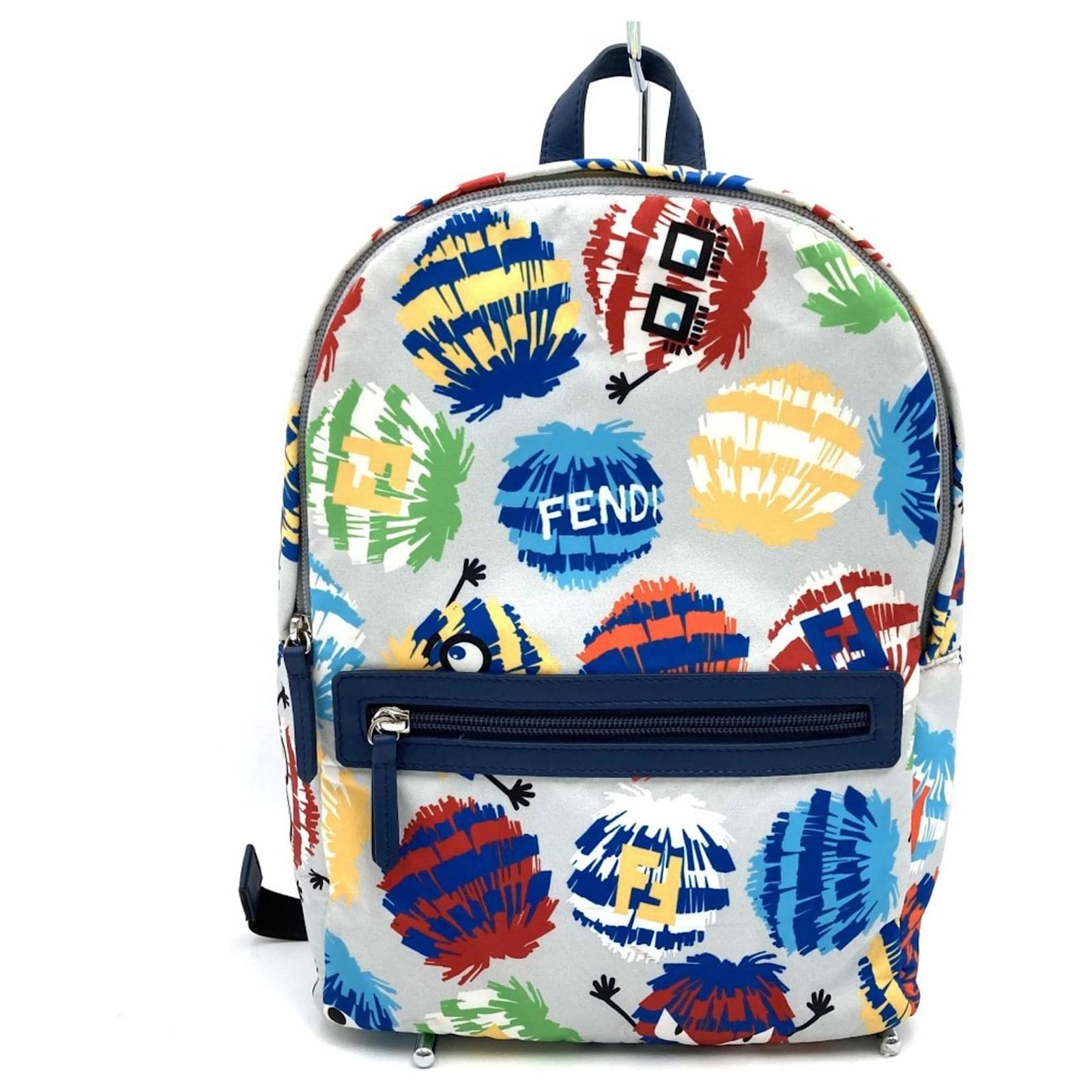 Fendi Bag Bugs Monster Kids Backpack Multiple colors Nylon ref.1999108 ...
