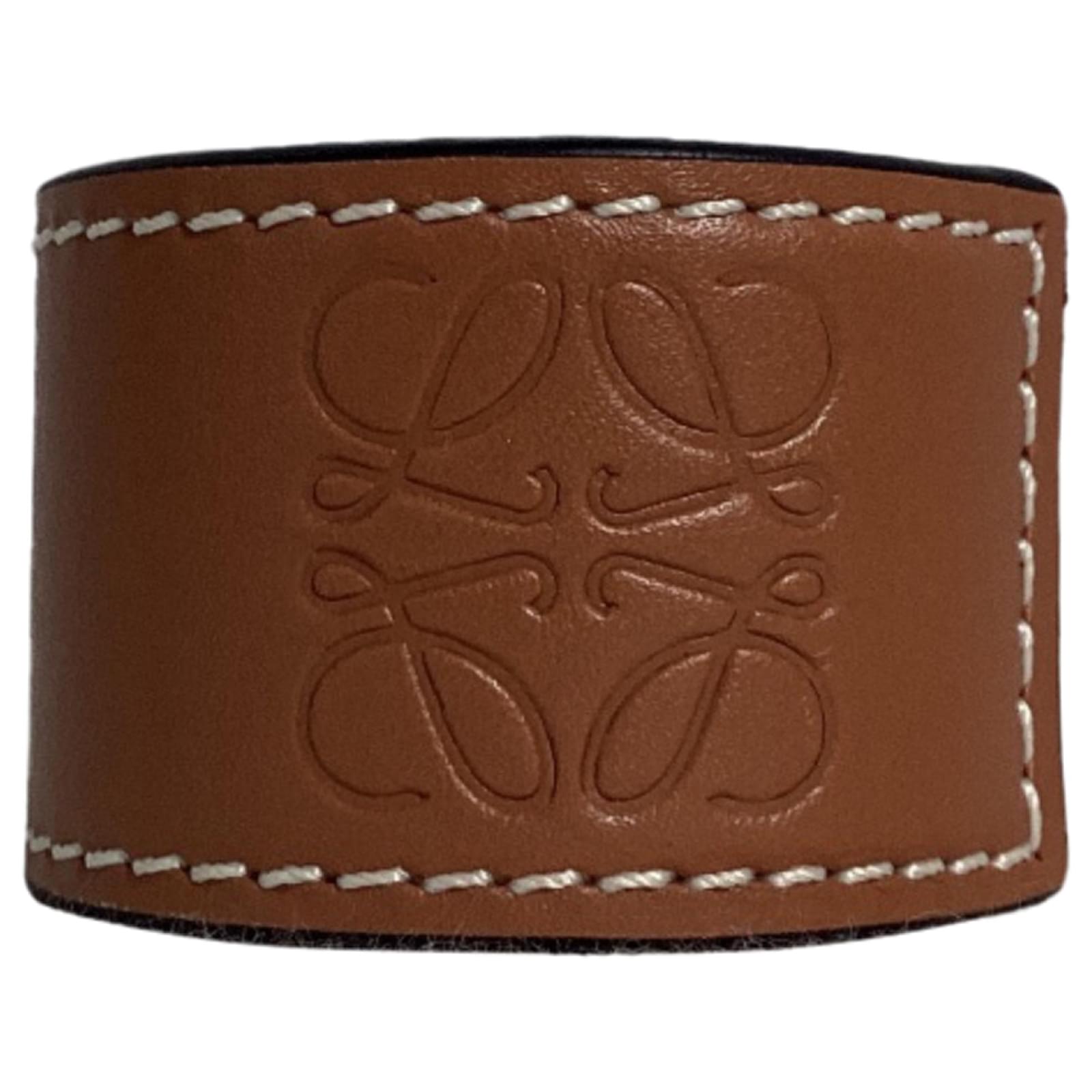 Loewe Wrap Bracelet in Brown Leather ref.1999504 - Joli Closet