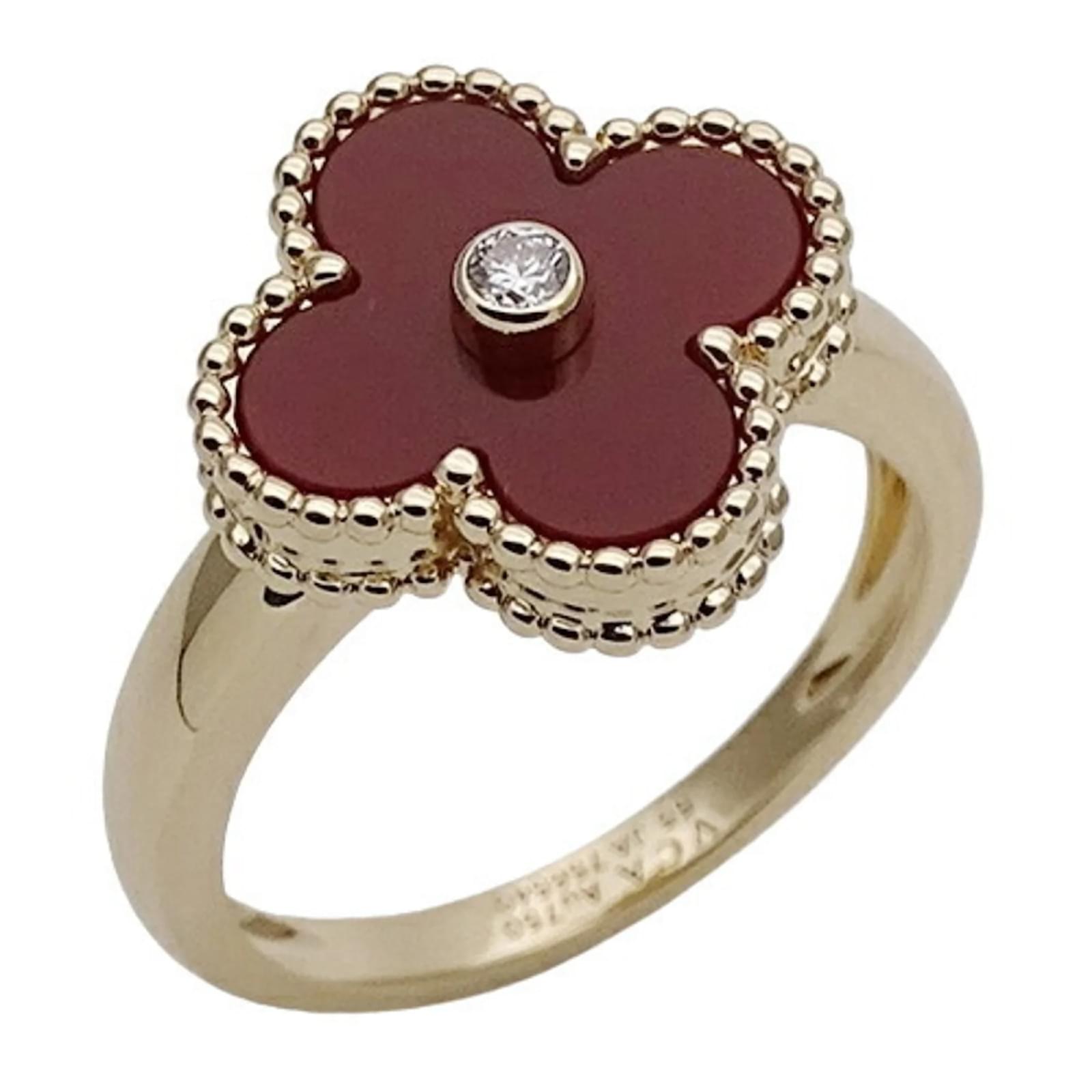 Van Cleef & Arpels Alhambra Band Ring (Sold) - Joli Closet