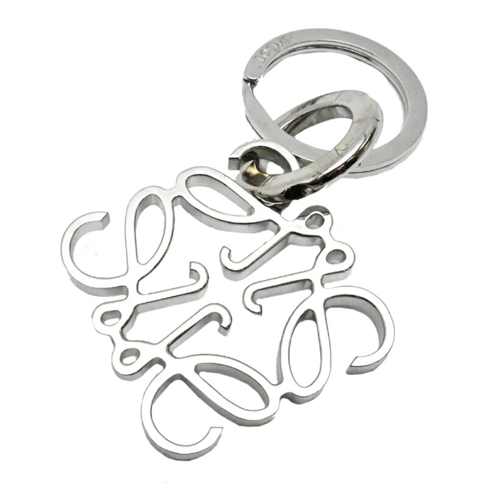 Loewe Anagram Keychain Silvery Metal ref.1999735 - Joli Closet