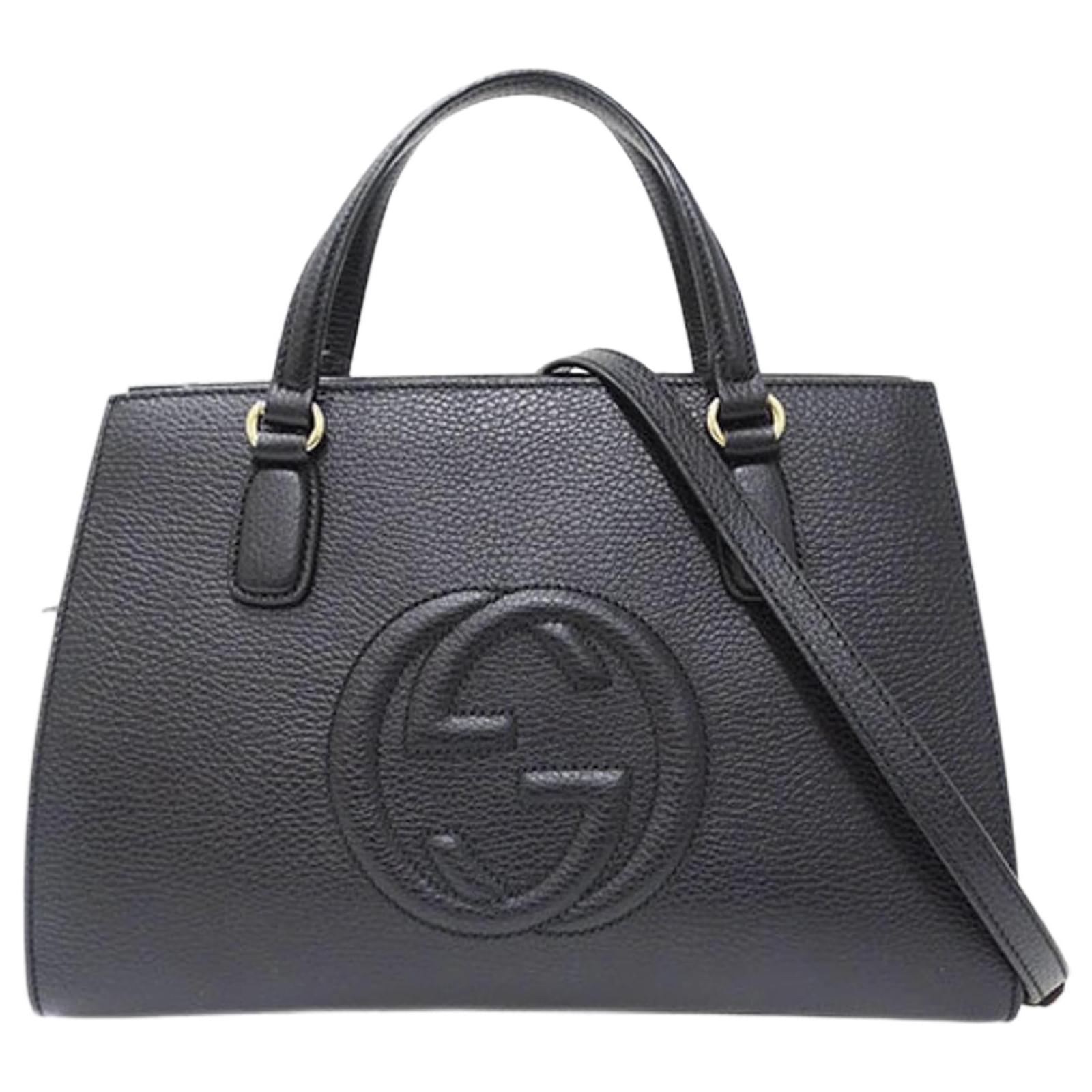 Gucci Black Leather Handbag ref.1999971 - Joli Closet