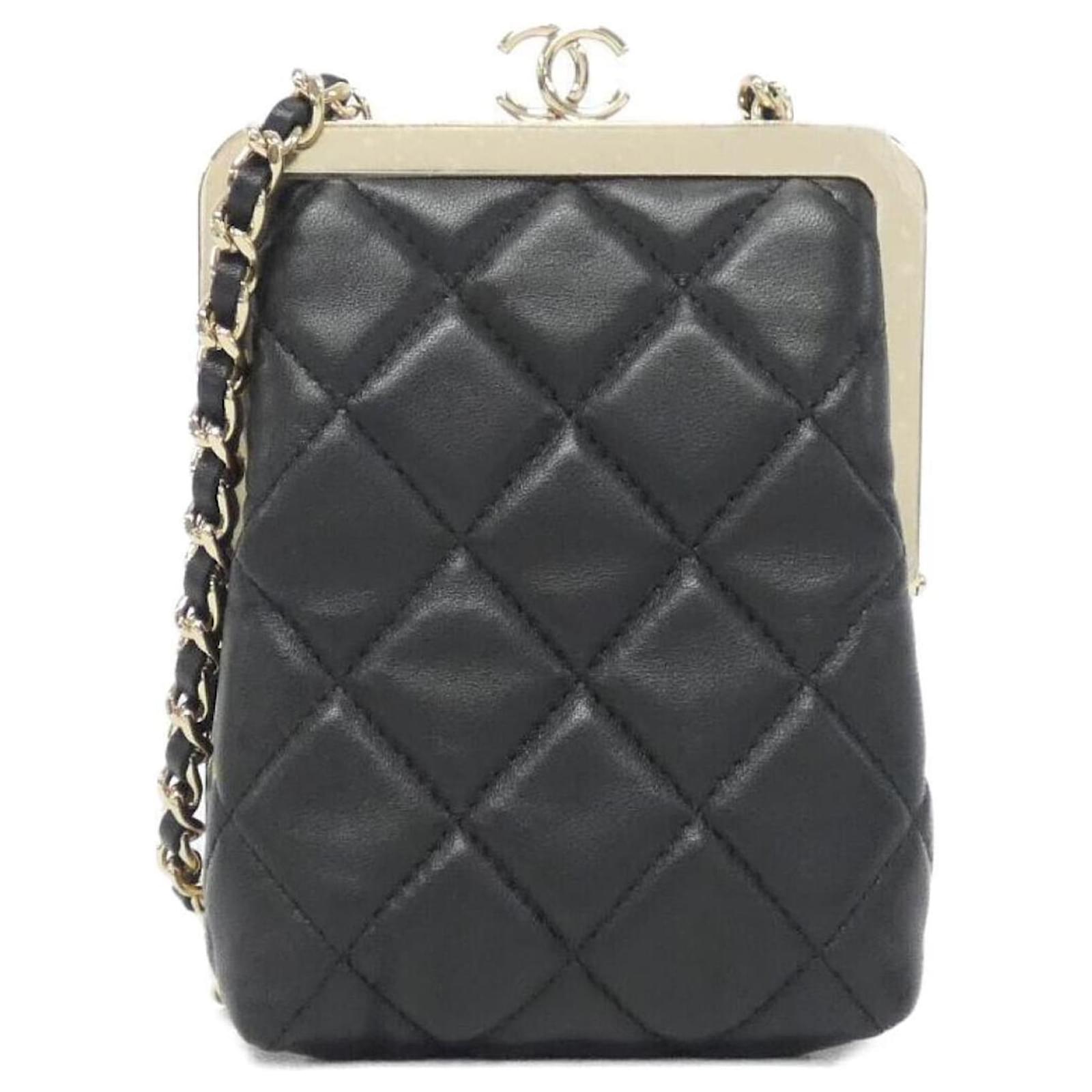 Chanel AP2496 Chain Clutch Black Leather ref.2002603 - Joli Closet