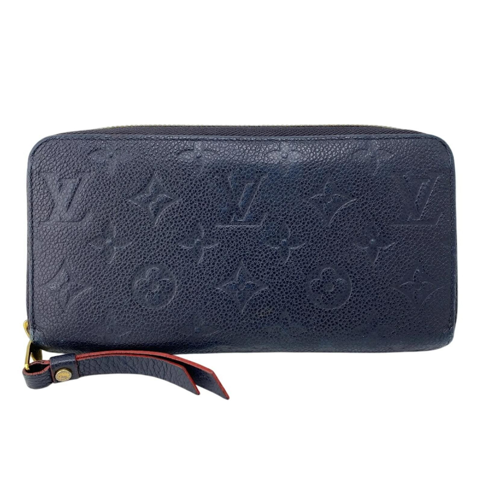 Louis Vuitton Monogram Empreinte Long Wallet Red Cloth ref.2003074 ...