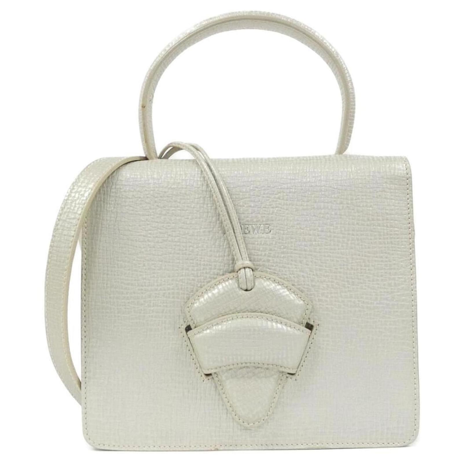 Loewe Silver Leather Handbag (Sold) - Joli Closet
