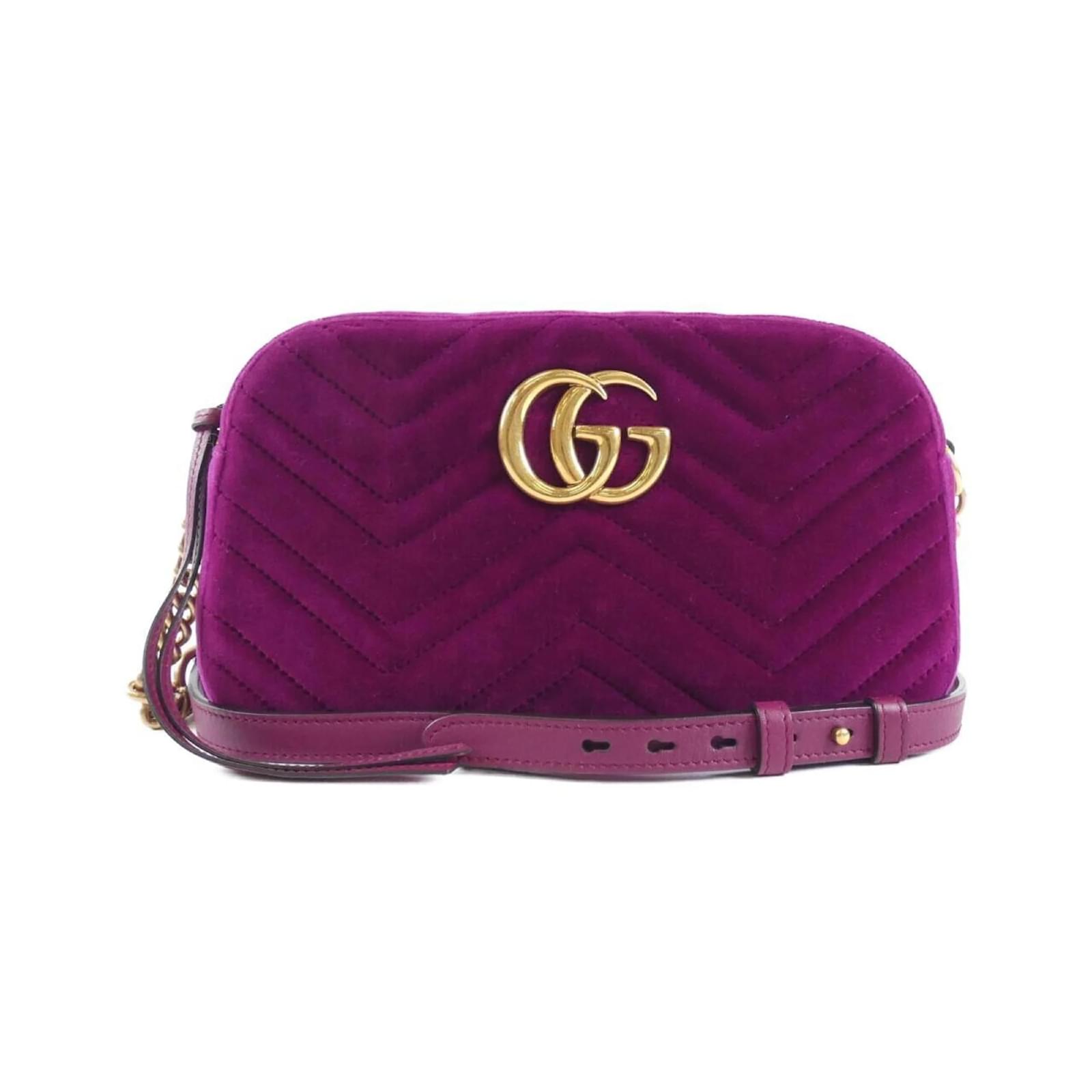 Gucci GG Marmont 447632 9QIBT Shoulder Bag Velvet ref.2004688 - Joli Closet