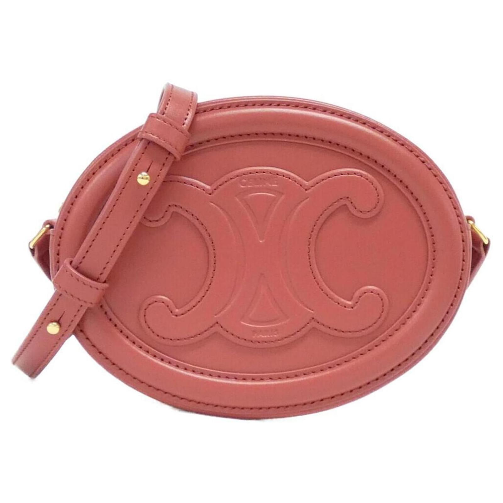 Céline Celine Cross Body Oval Purse Leather ref.JC2005583 (Sold) - Joli ...