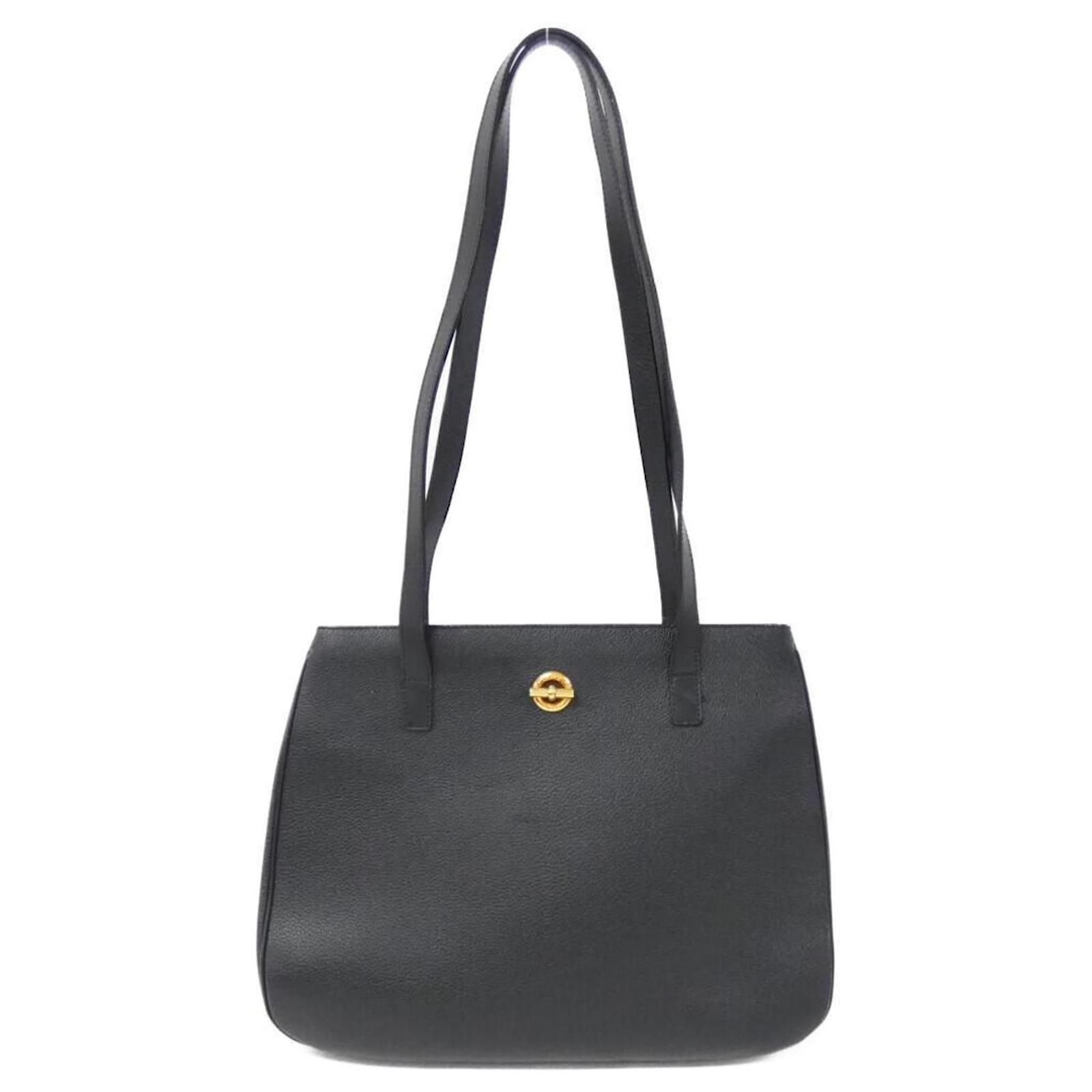 Céline Celine Black Leather Shoulder Bag ref.2005652 - Joli Closet