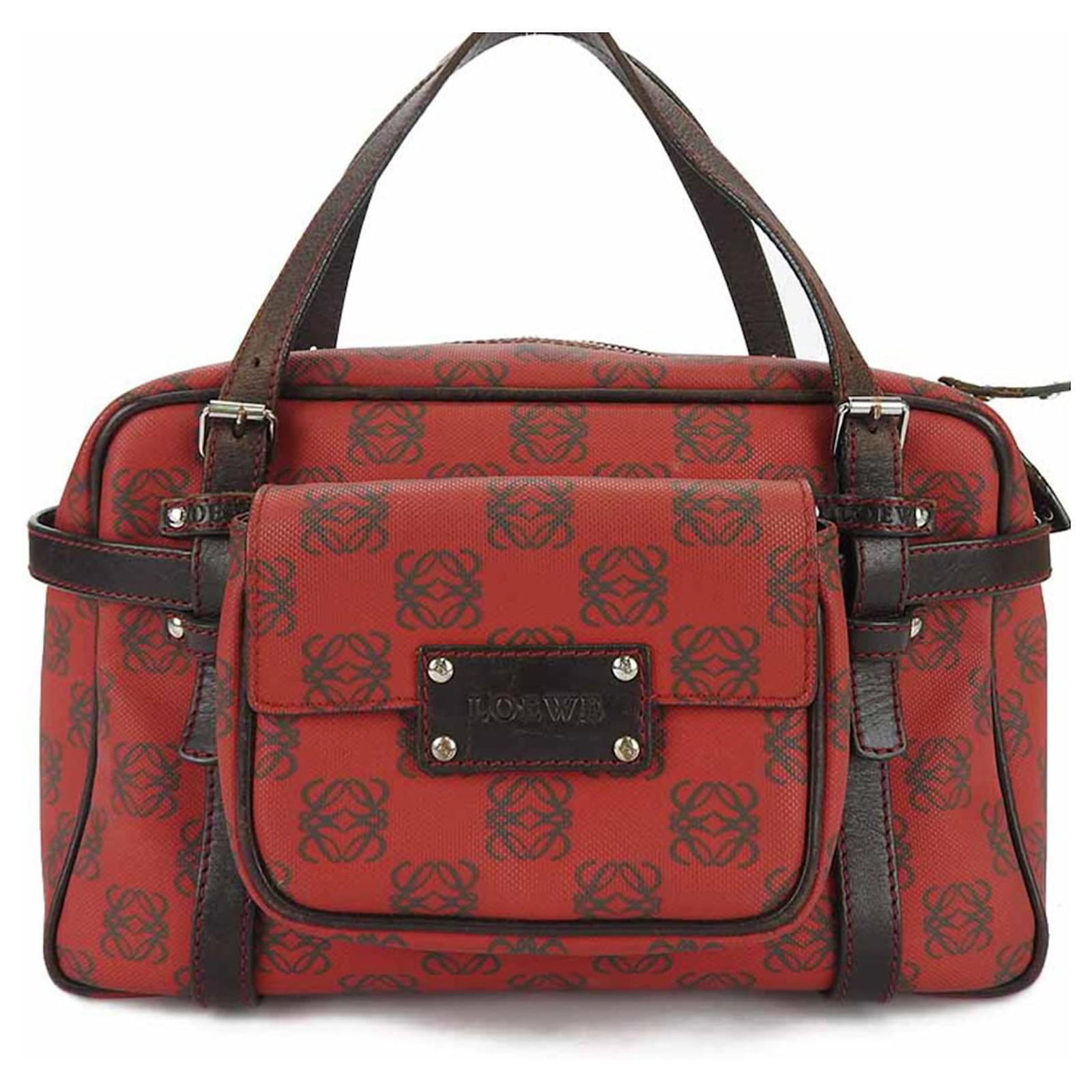 Loewe Red Handbag Leather Plastic ref.2005797 - Joli Closet