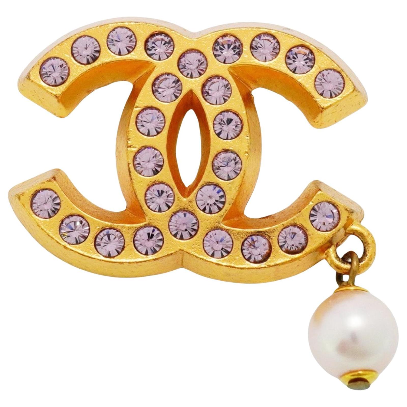 Chanel Coco Mark Yellow Gold-plated ref.2006651 - Joli Closet