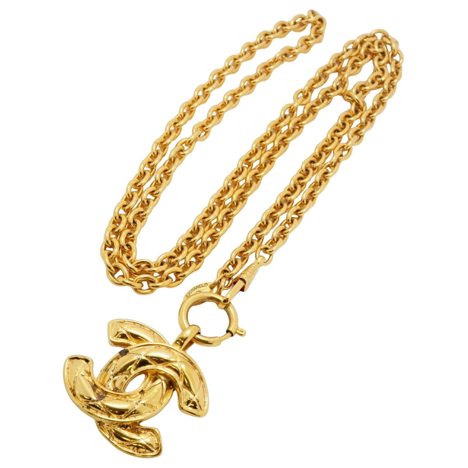 Chanel Coco Mark Golden Gold-plated ref.JC2007270 (Sold) - Joli Closet