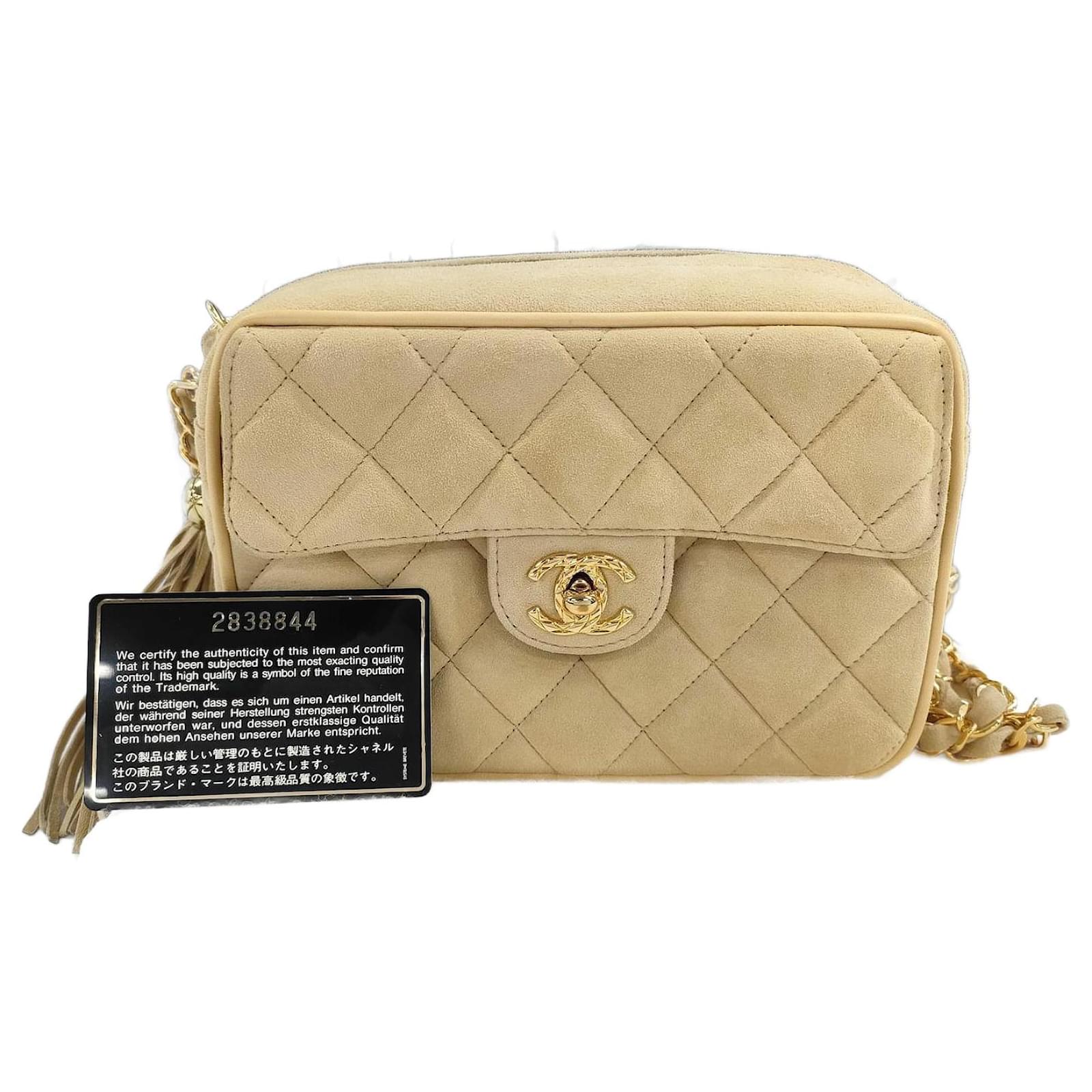 Chanel Camera Beige Leather ref.2007591 - Joli Closet