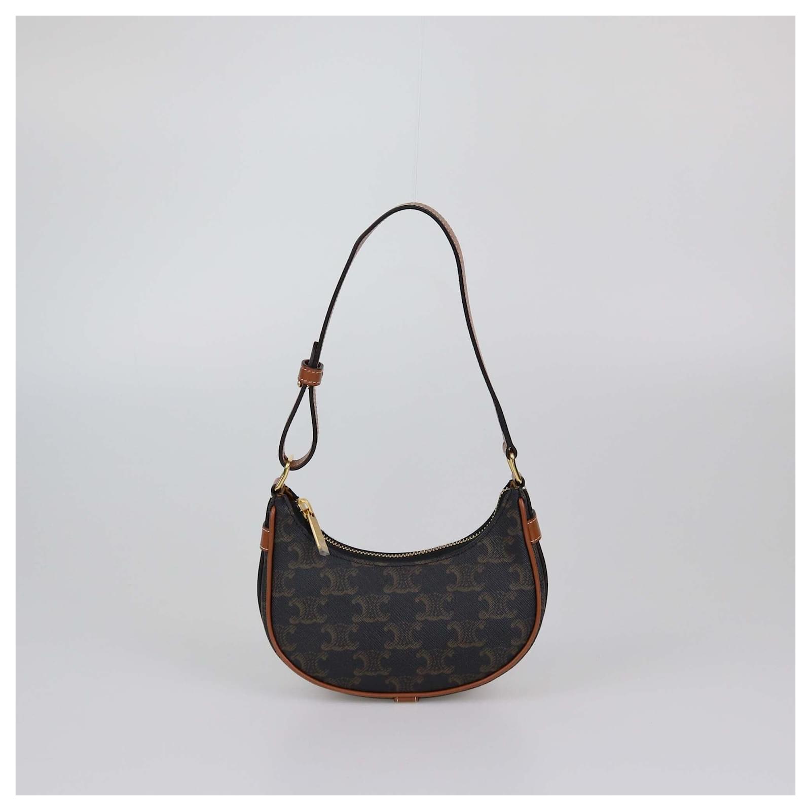 Céline Celine Tan Triomphe Ava Hobo Camel Leather ref.2007660 - Joli Closet