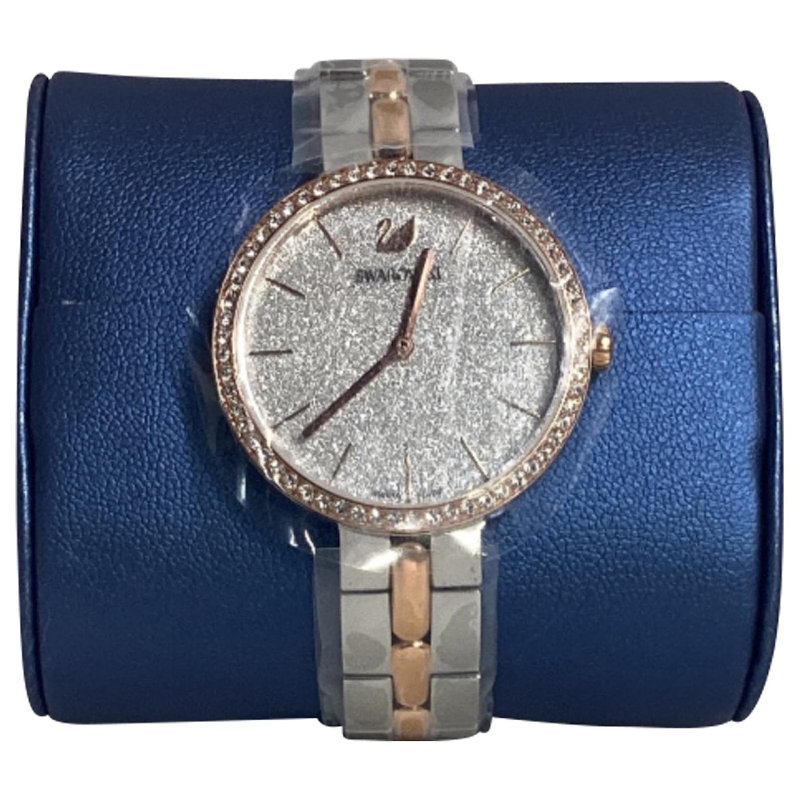 Swarovski Cosmopolitan Watch in Silver Stainless Steel Silvery Metallic ...
