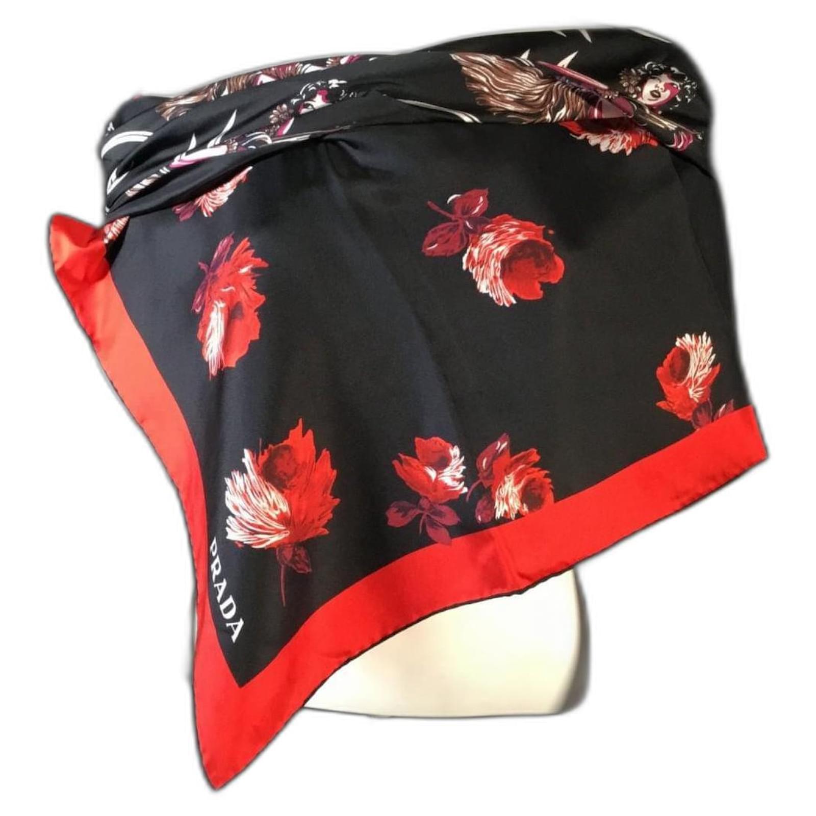 Silk scarf Prada Multiple colors ref.2008170 - Joli Closet