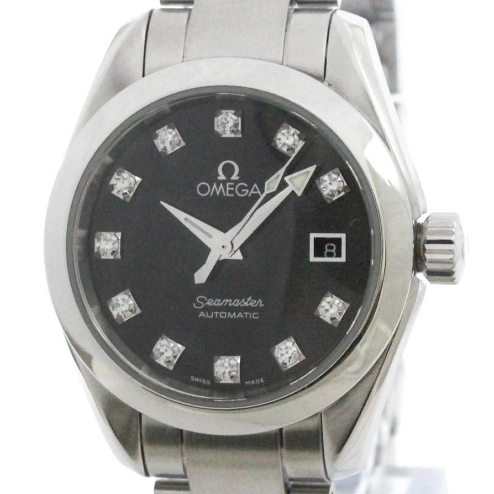OMEGA Seamaster Aqua Terra Diamond Automatic Ladies Watch ref.2008189 ...