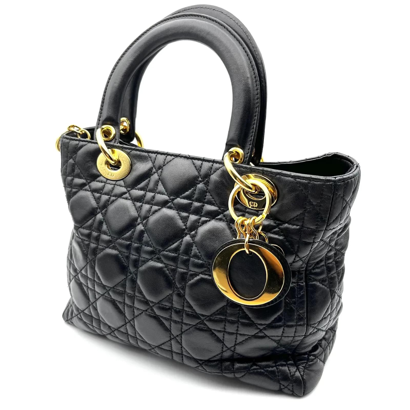 Christian Dior Lady Dior Black Leather ref.JC2010356 (Sold) - Joli Closet