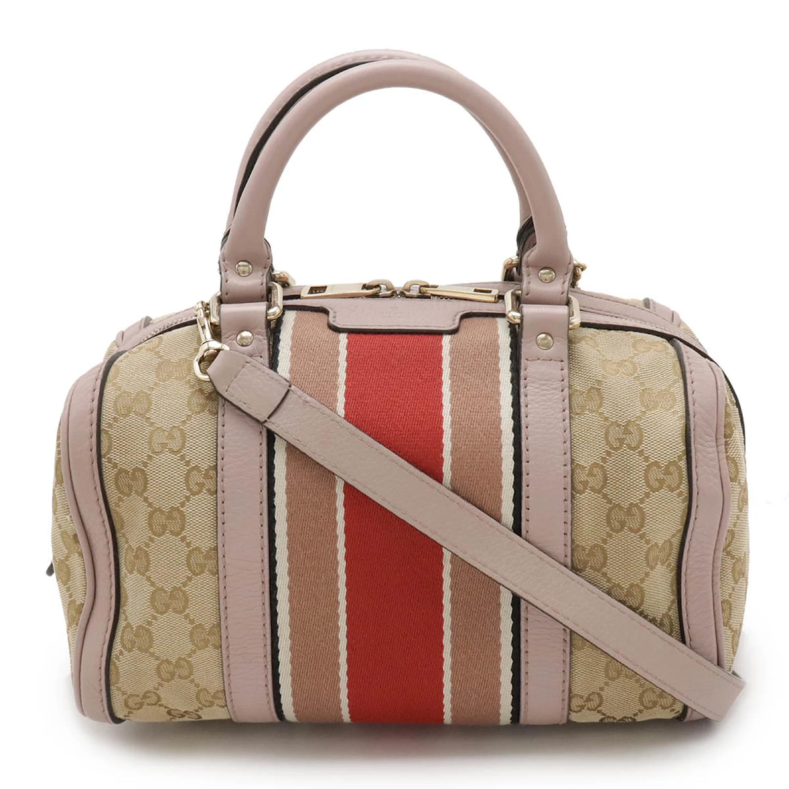Gucci GG Canvas Sherry Line Handbag Multiple colors Beige Purple ...