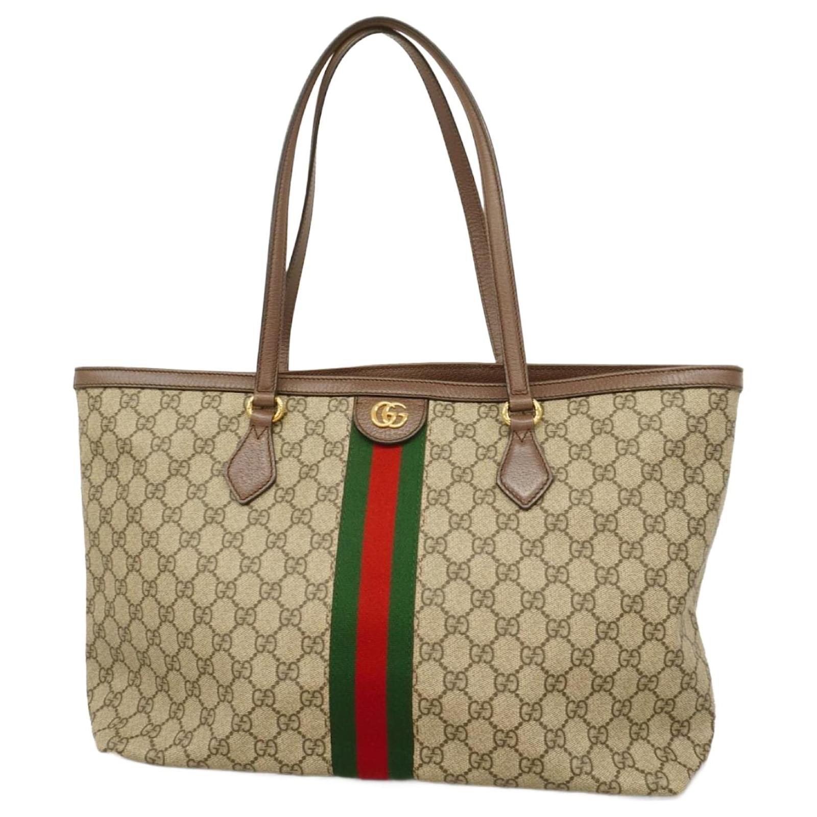 Gucci Ophidia Brown Tote Bag Plastic ref.2011784 - Joli Closet