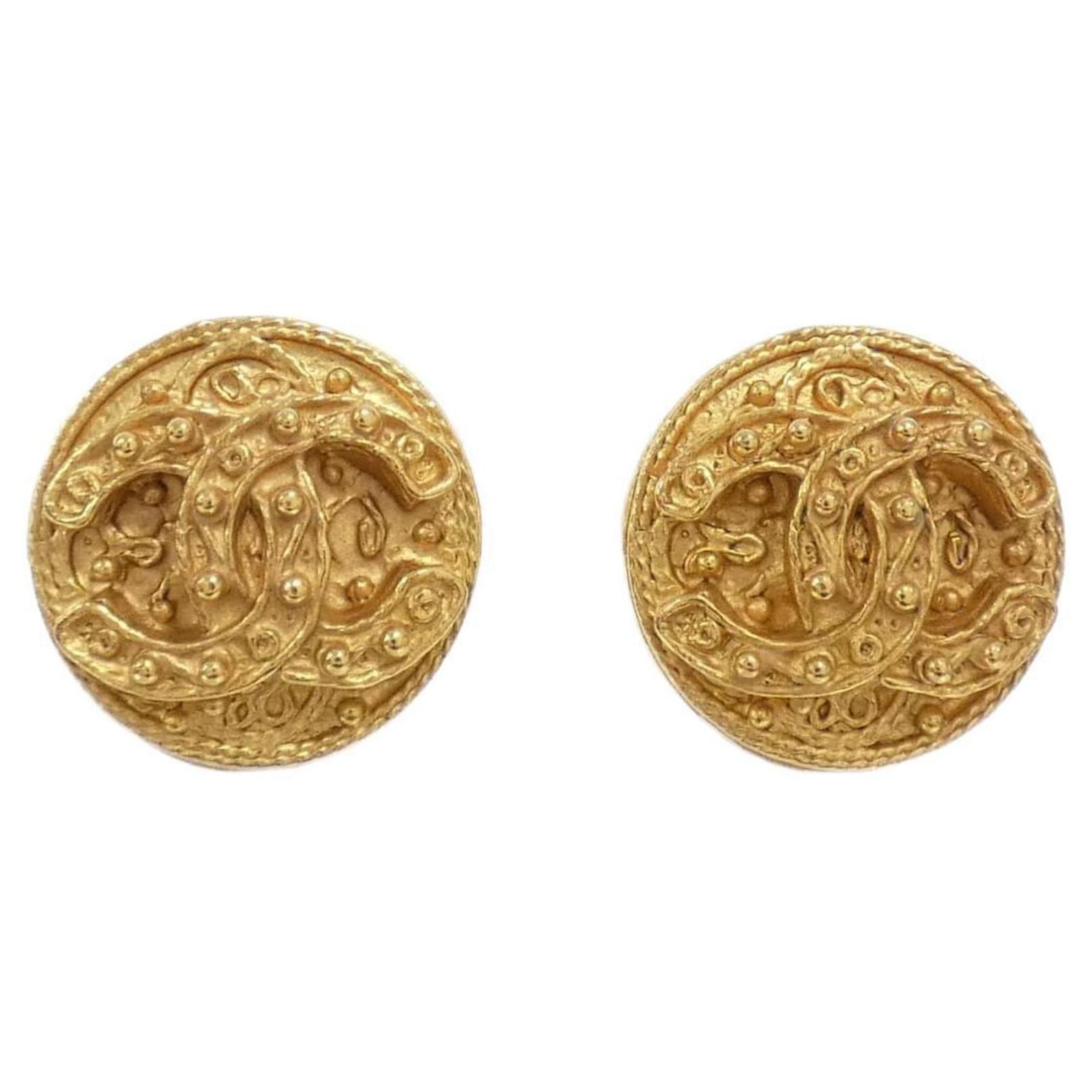 Chanel Coco Mark Golden Gold-plated ref.2011951 - Joli Closet