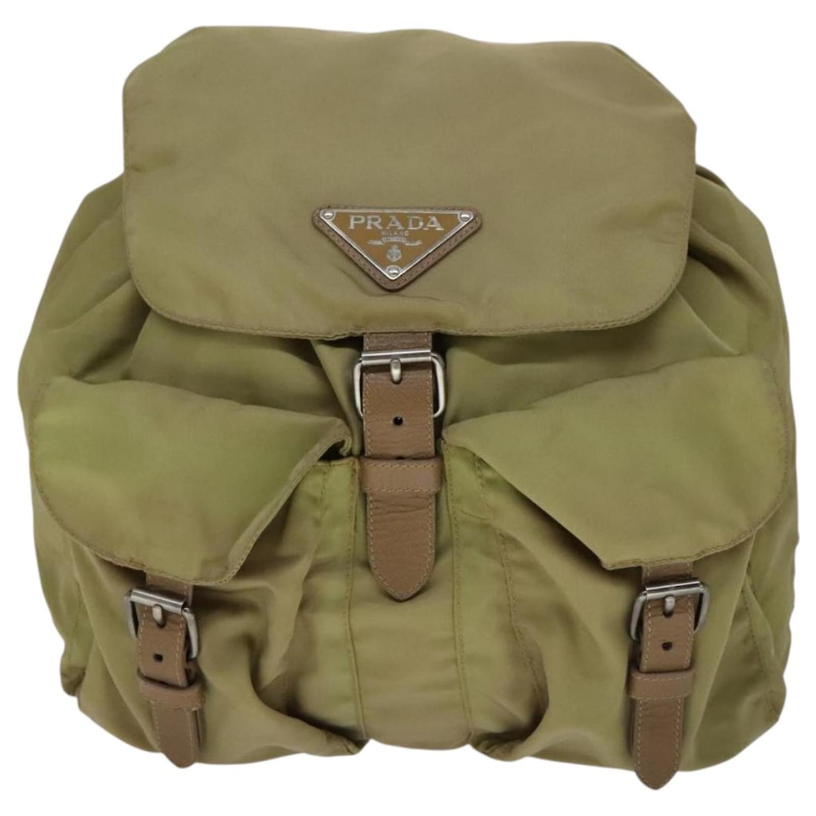 Prada Re-Nylon Khaki Synthetic ref.2011978 - Joli Closet