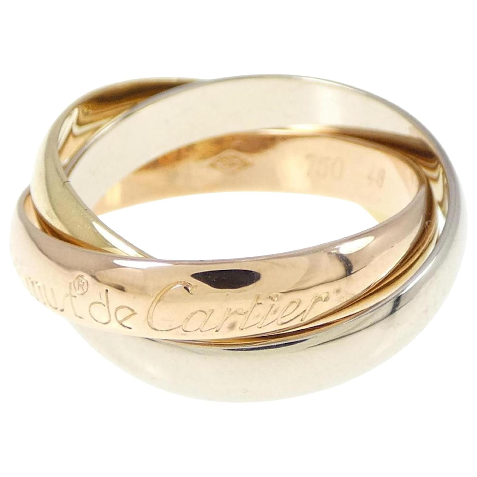 Cartier Trinity Golden White gold ref.2012219 - Joli Closet