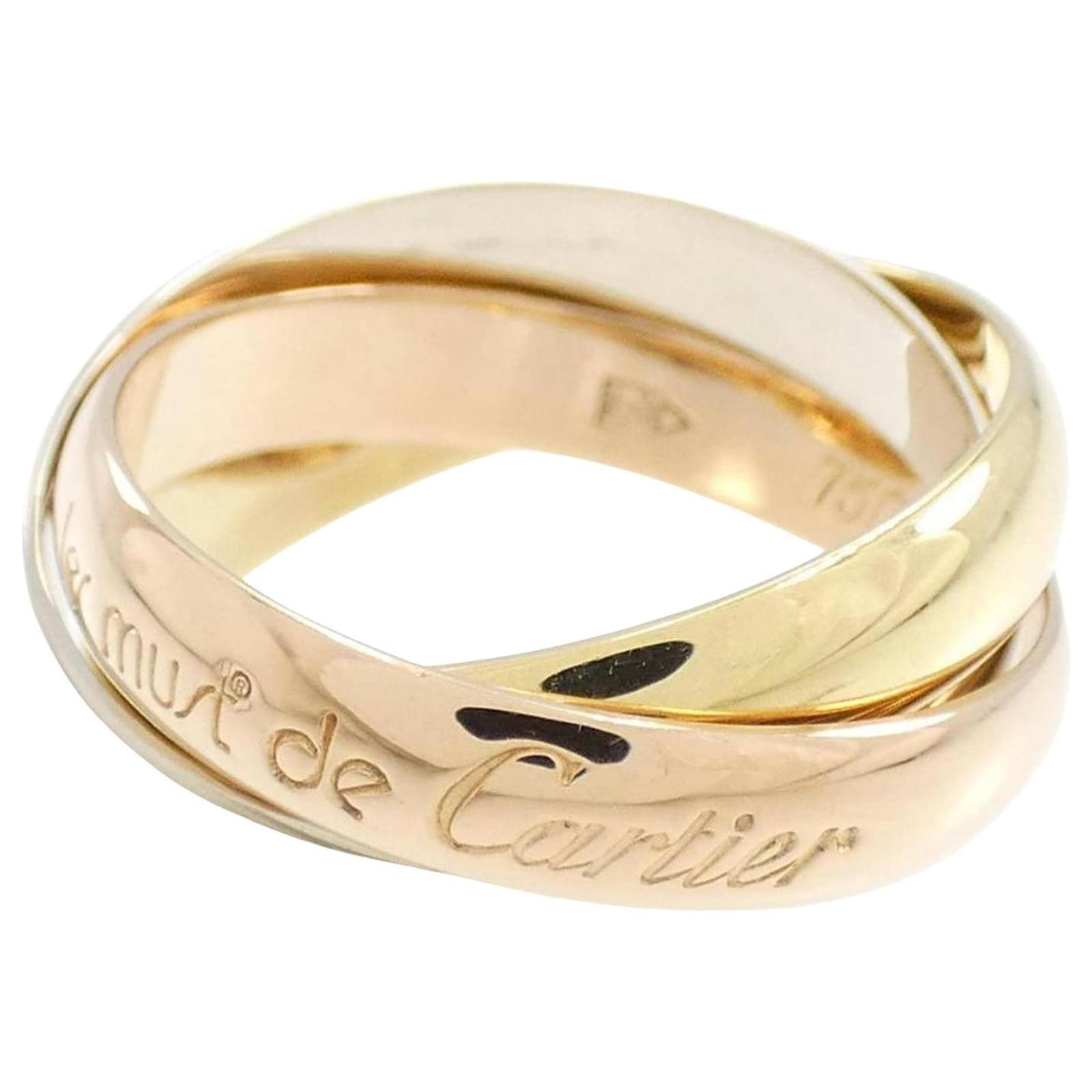 Cartier Trinity Golden White gold ref.2012225 - Joli Closet