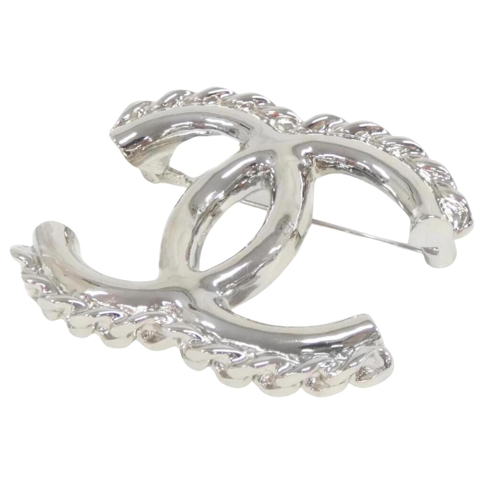 Chanel Coco Mark Silvery Metal ref.2012281 - Joli Closet