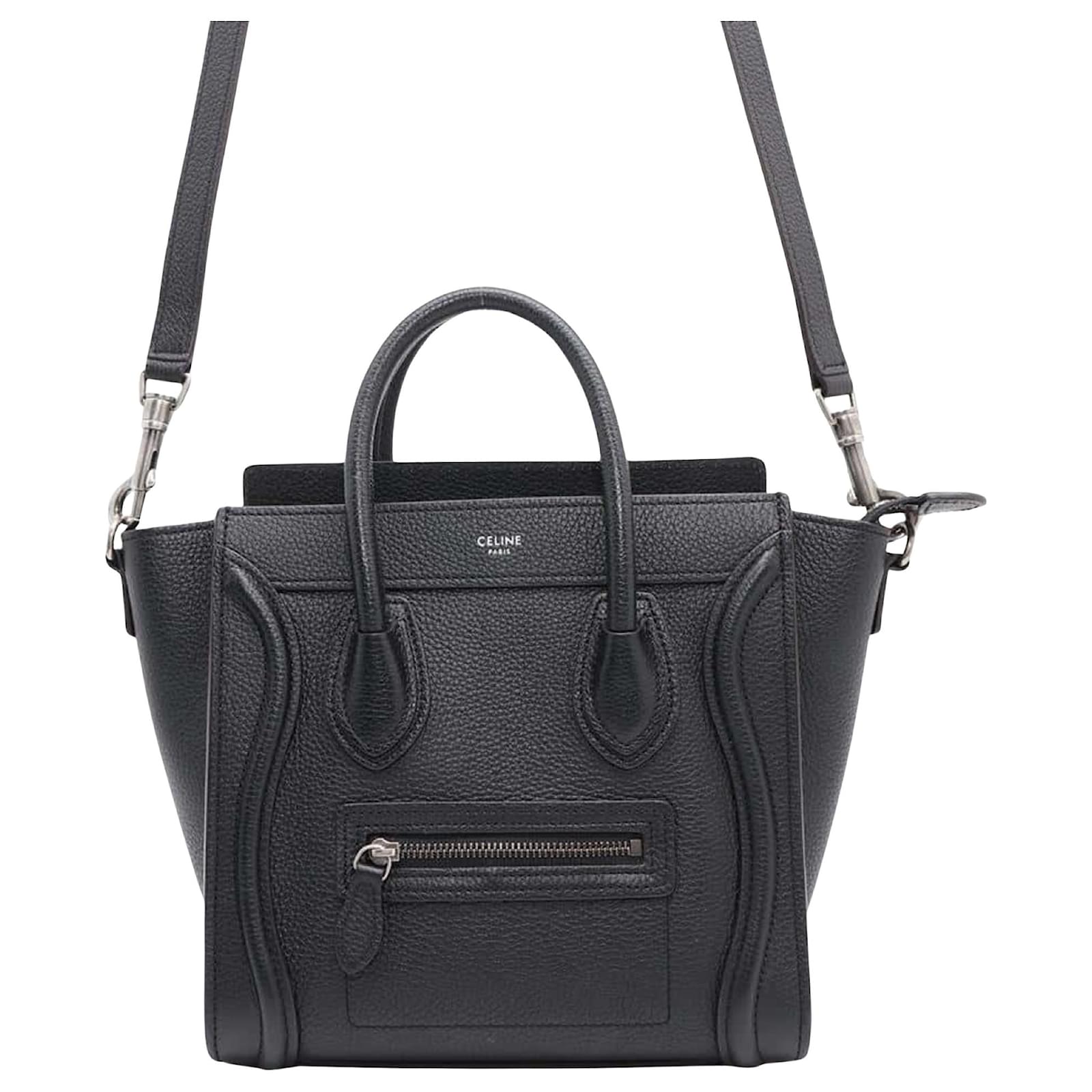 Céline Nano Luggage Black Leather ref.JC2012569 (Sold) - Joli Closet