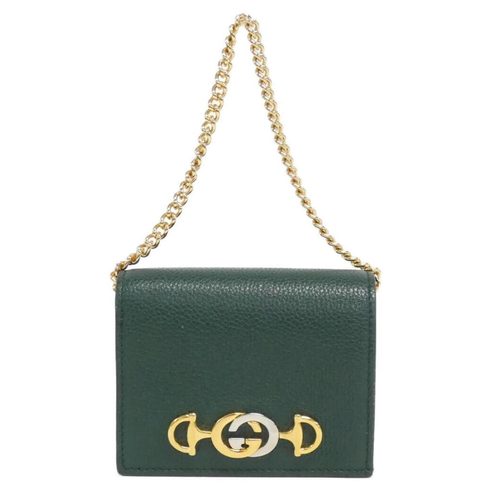 Gucci Zumi Green Leather ref.2012650 - Joli Closet