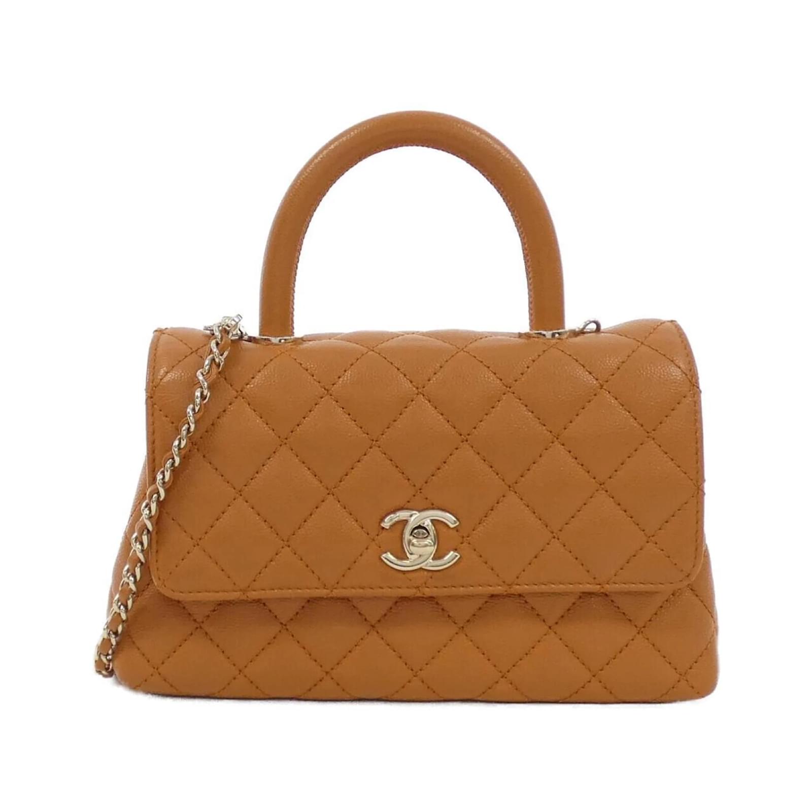 Chanel 92990 Handbag Brown Leather ref.2014896 - Joli Closet