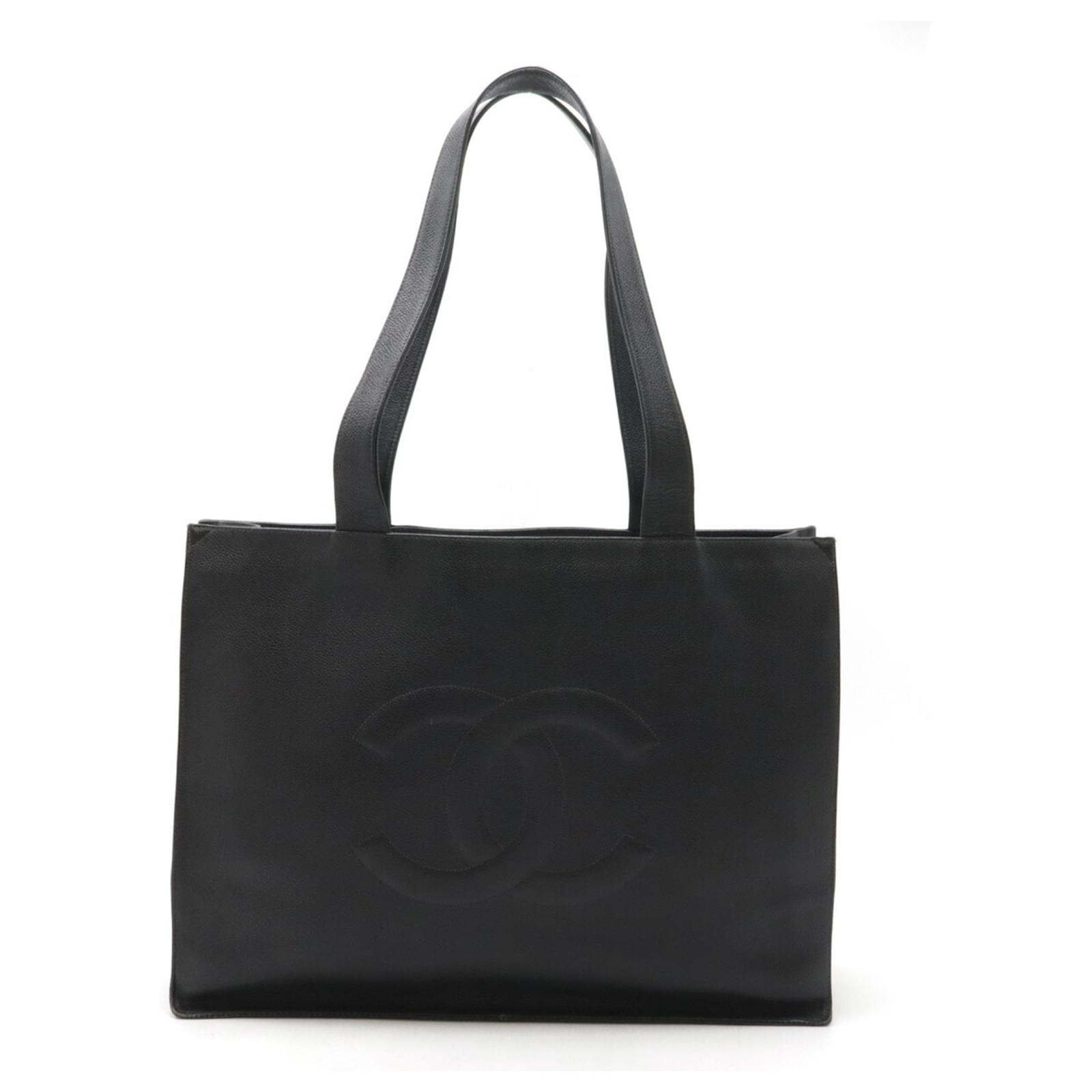 Chanel Coco Mark Tote Bag in Black Caviar Leather ref.JC2014971 (Sold ...