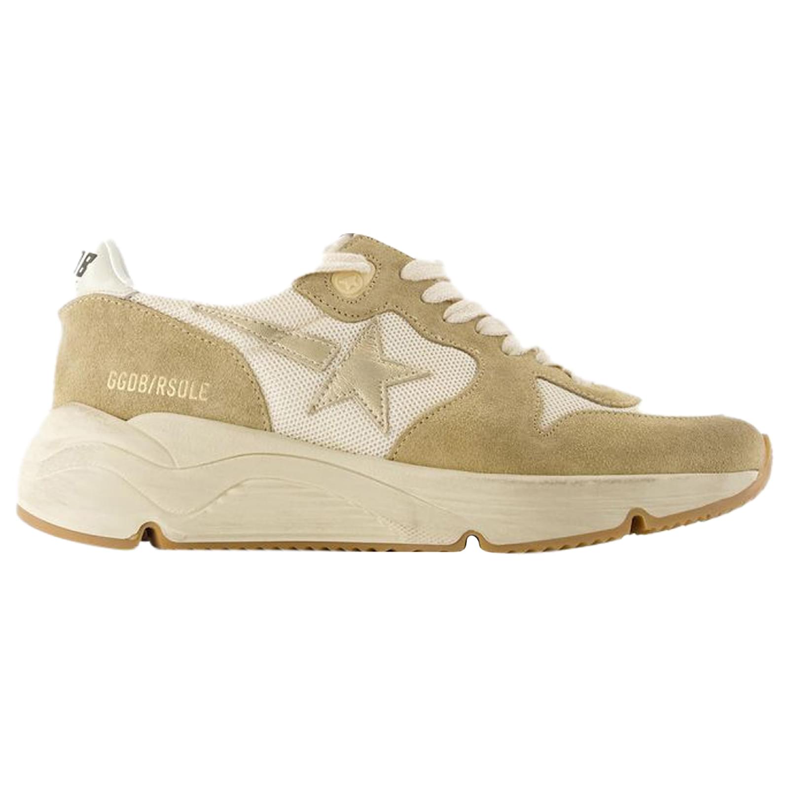 Sneakers Running - Golden Goose Deluxe Brand - Leather - Yellow/Beige ...
