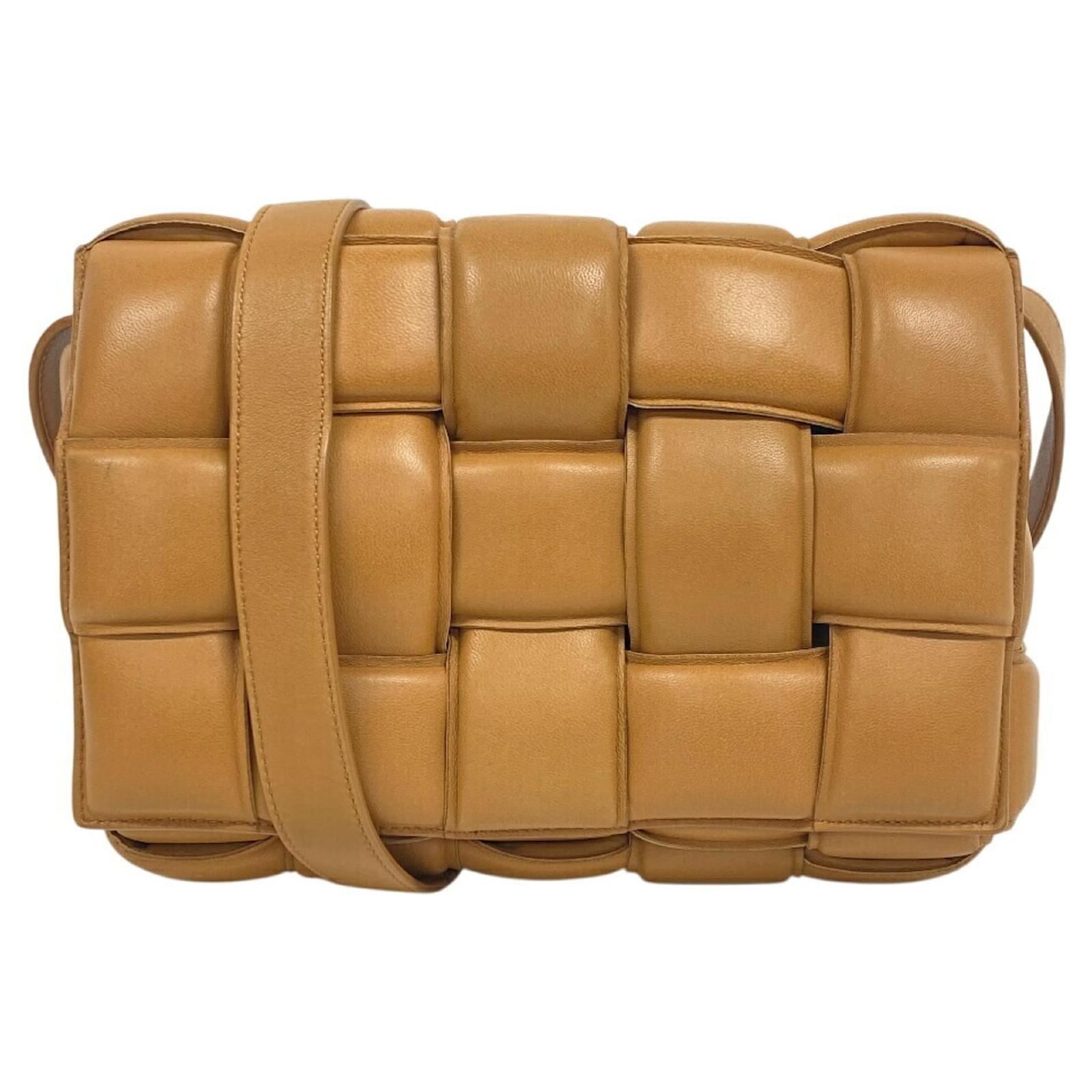 Bottega Veneta Maxi Intrecciato Padded Cassette Shoulder Bag Beige ...