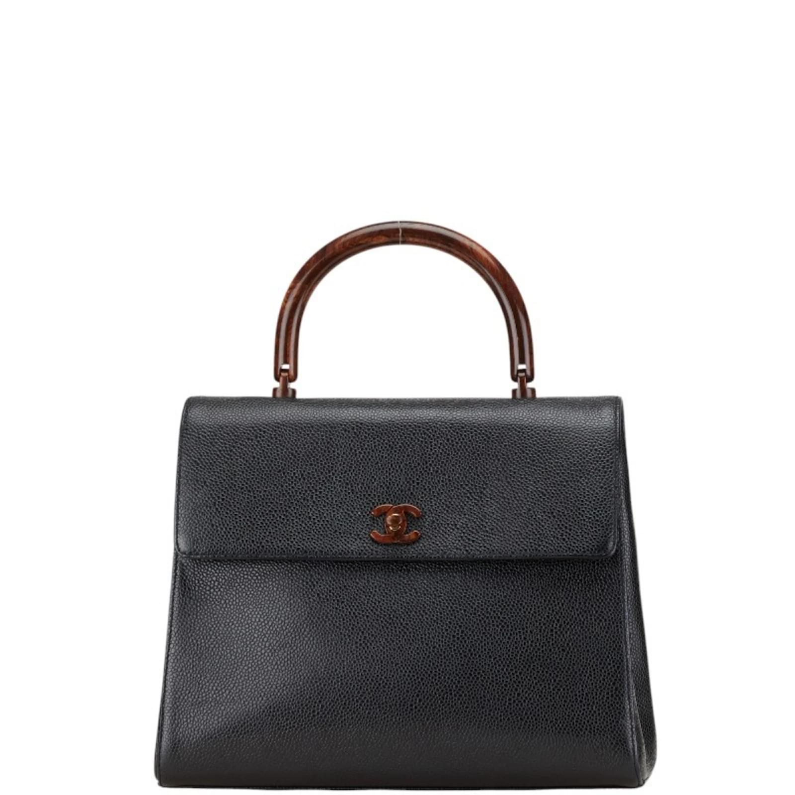 Classique Sac à main Chanel Coco Mark en cuir caviar noir ref.2017266 ...