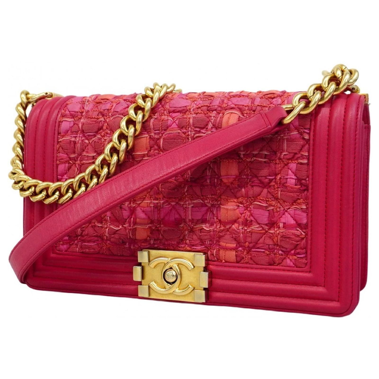 Chanel Pink Tweed Shoulder Bag (Sold) - Joli Closet