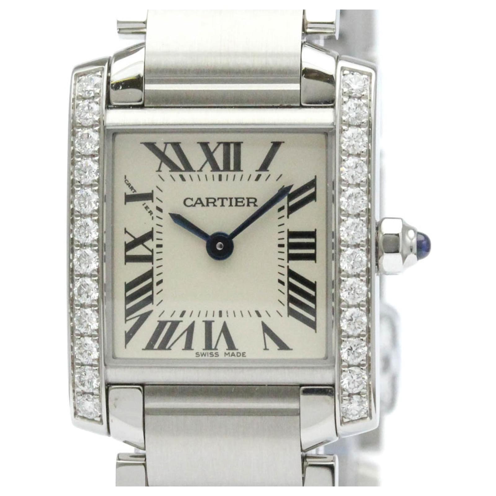 Cartier Tank Française Cream Steel ref.2018577 - Joli Closet
