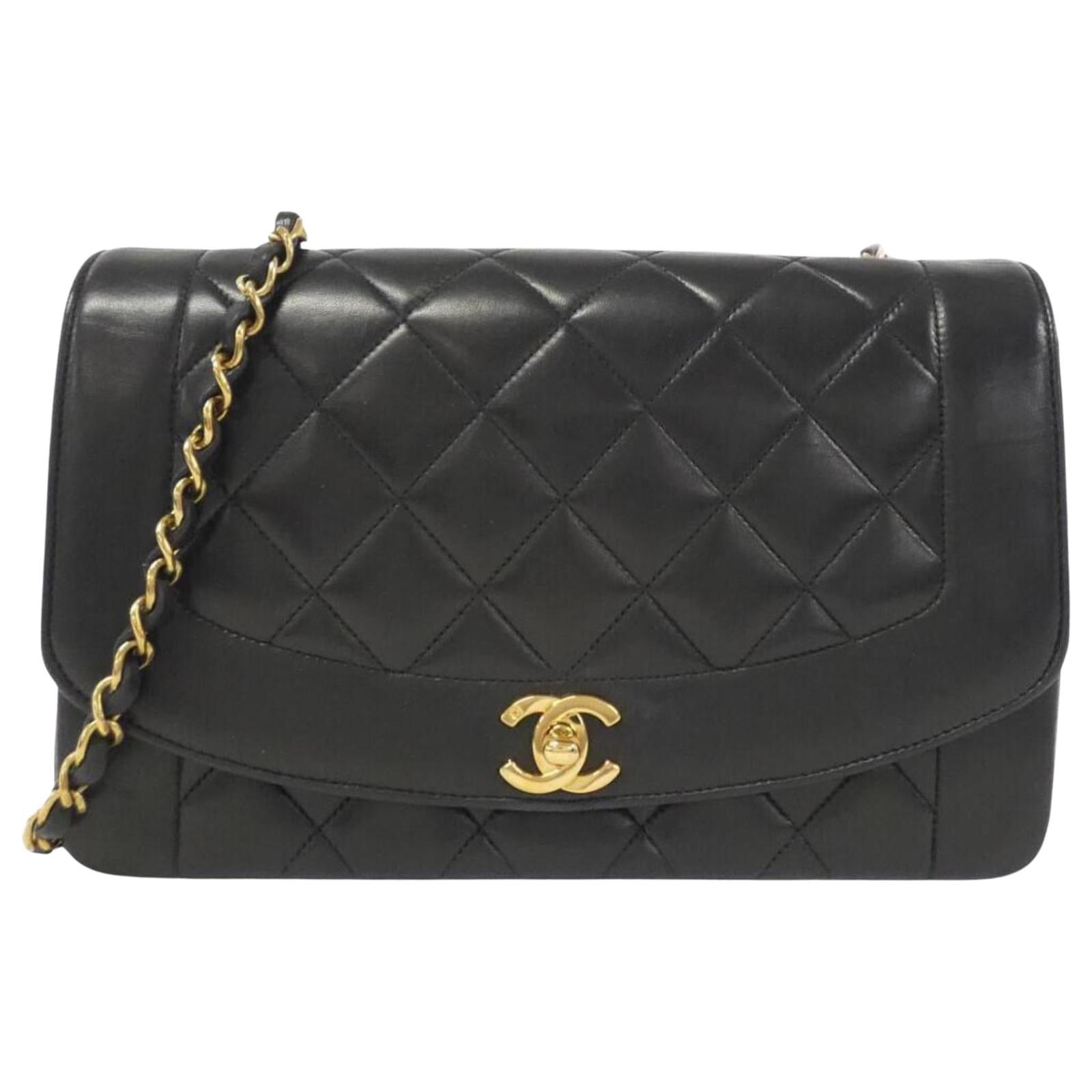 Chanel Diana Black Leather ref.2018798 - Joli Closet