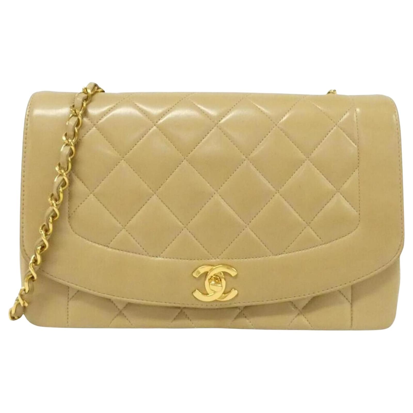 Chanel Diana Beige Leather ref.2018818 - Joli Closet