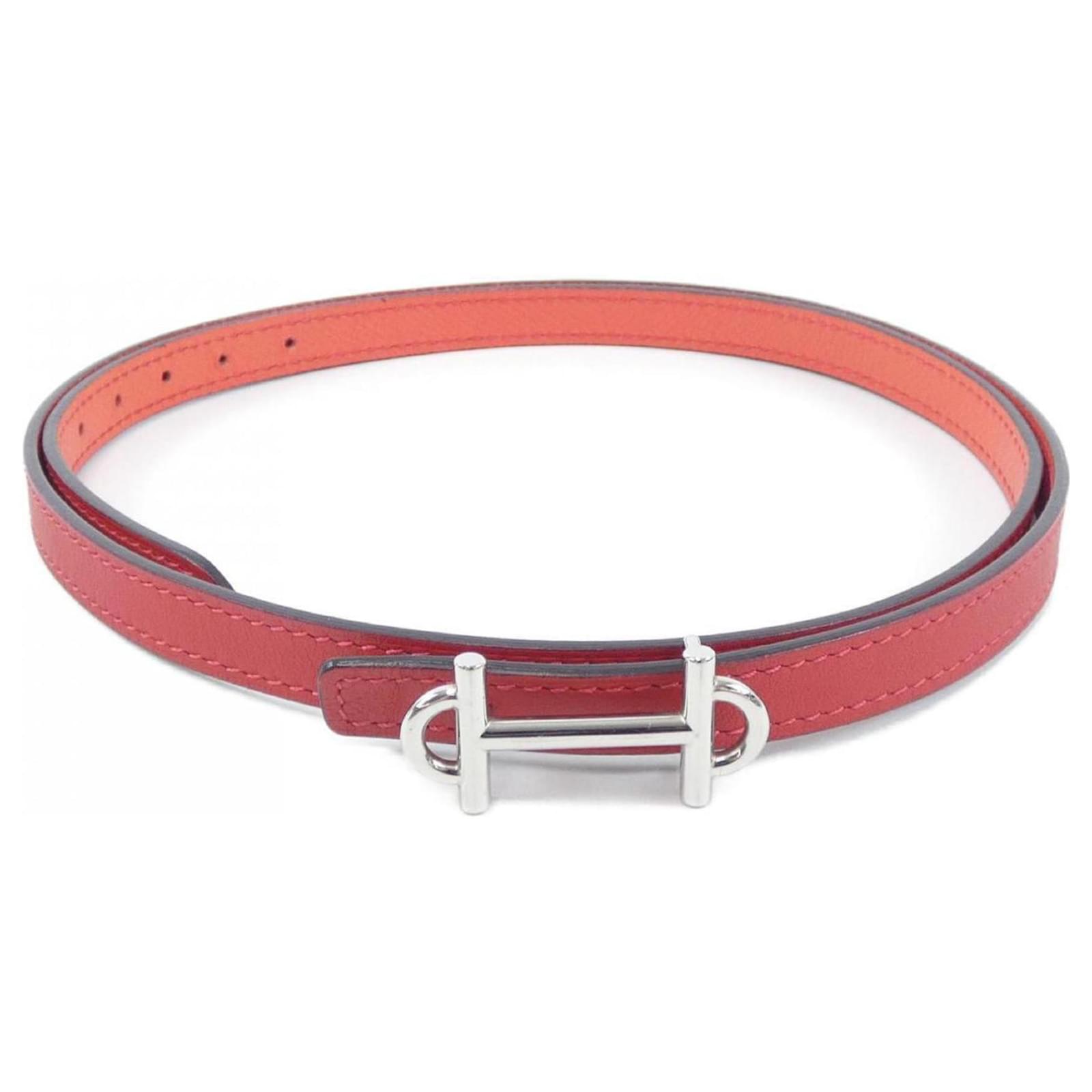 Hermès Hermes Reversible Red Belt ref.2020529 - Joli Closet