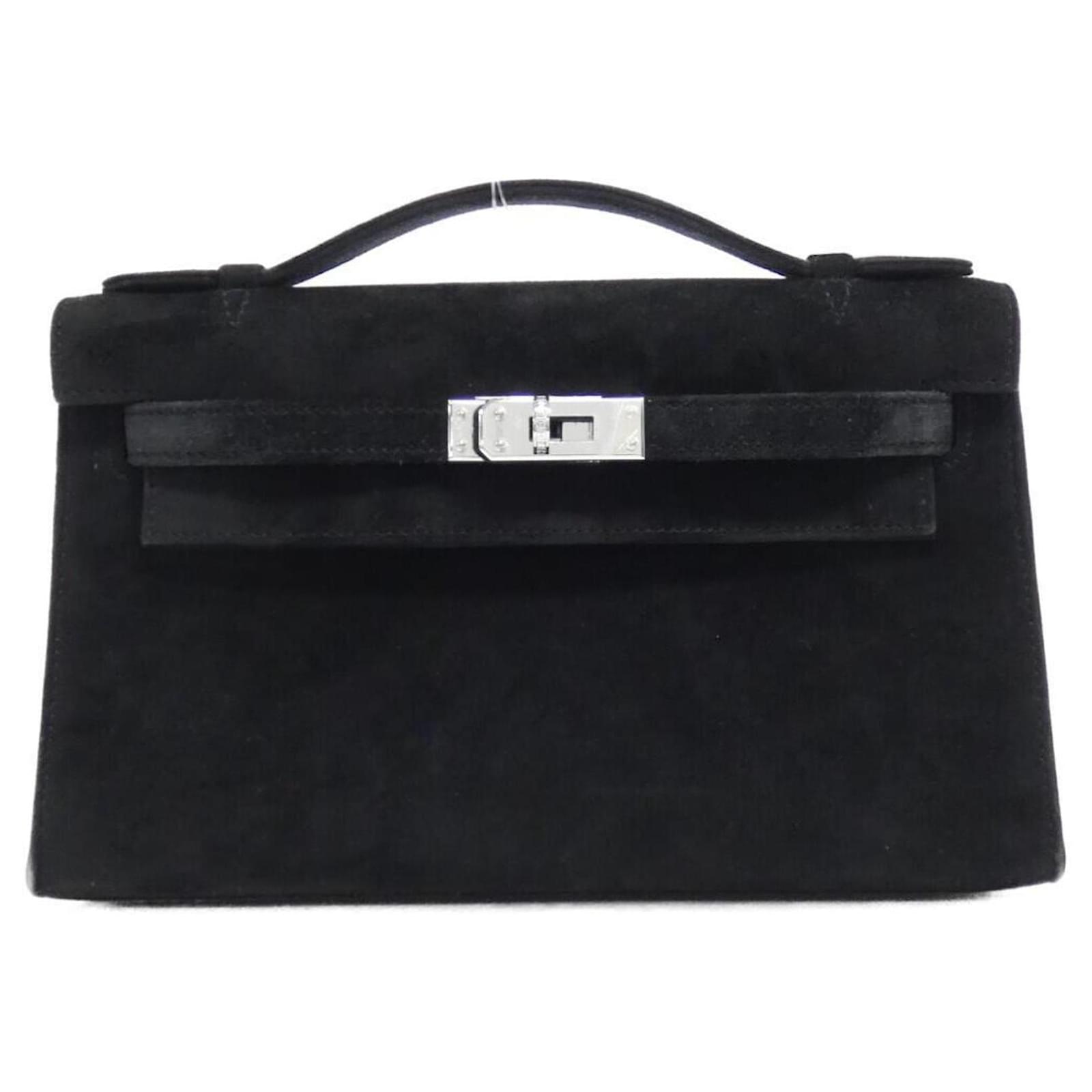 Hermès Hermes Kelly Mini Pochette Handbag Black ref.2021052 - Joli Closet
