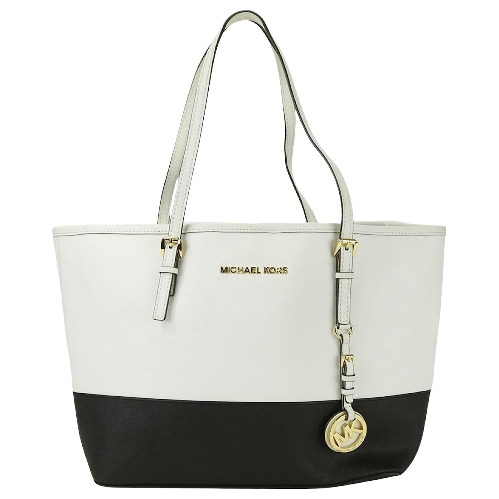 Michael Kors Jet set White Leather ref.2021335 - Joli Closet