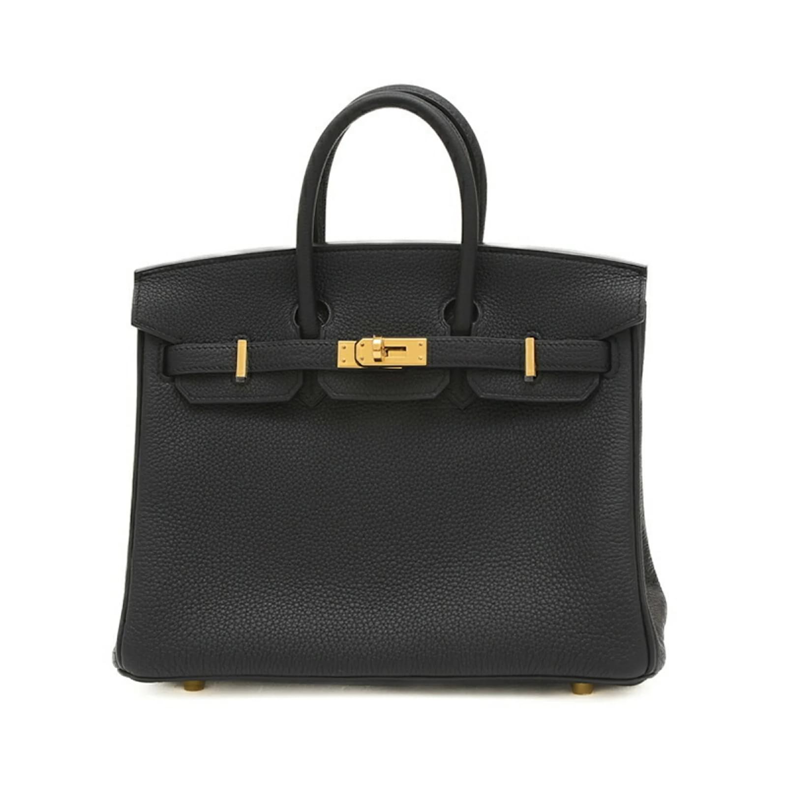 Hermès Hermes Birkin 25 Handbag in Black Togo Leather ref.2022321 ...